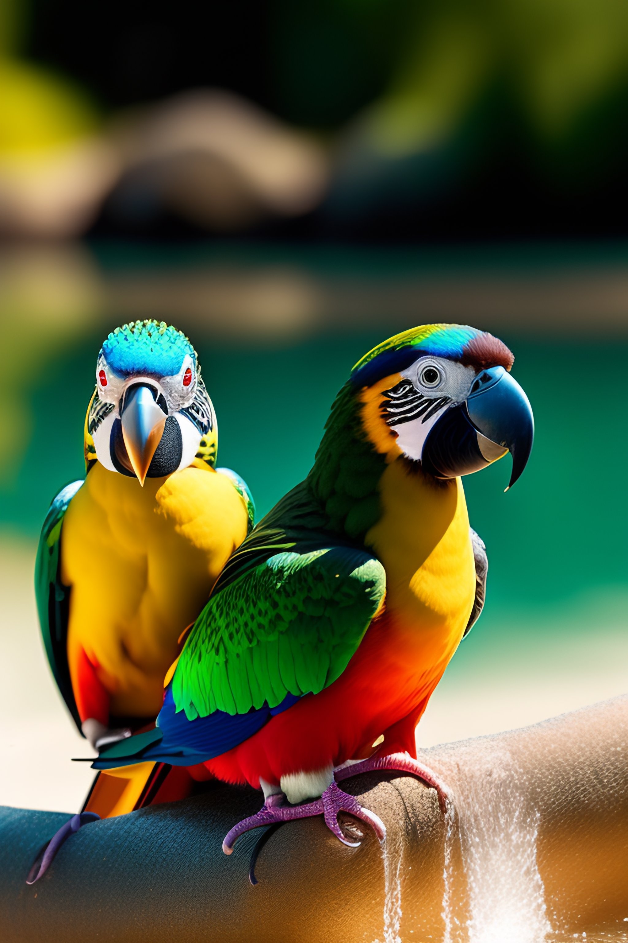 Lexica - Swiming parrots