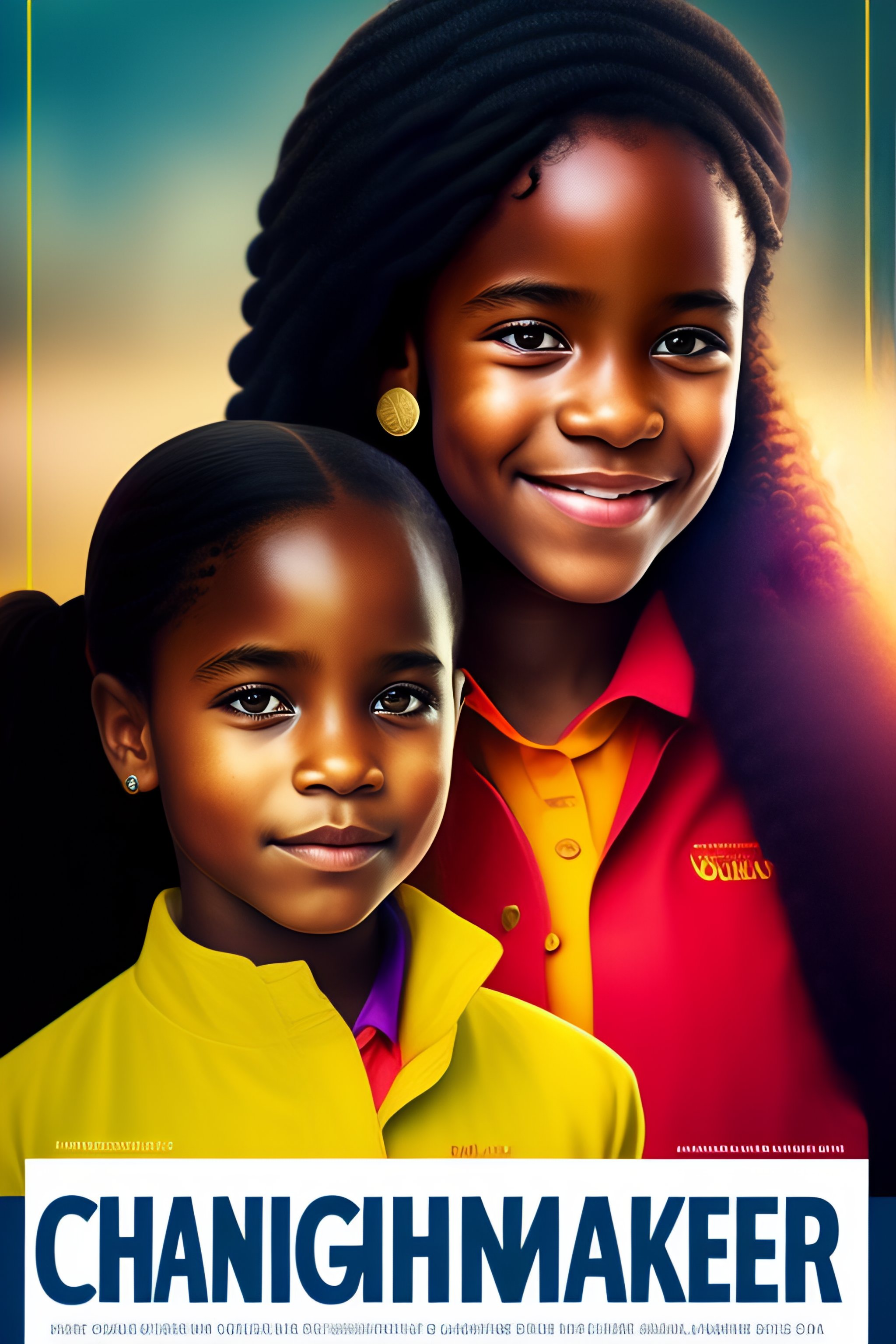 Lexica - The girl child is a changemaker. She can achieve anything as ...