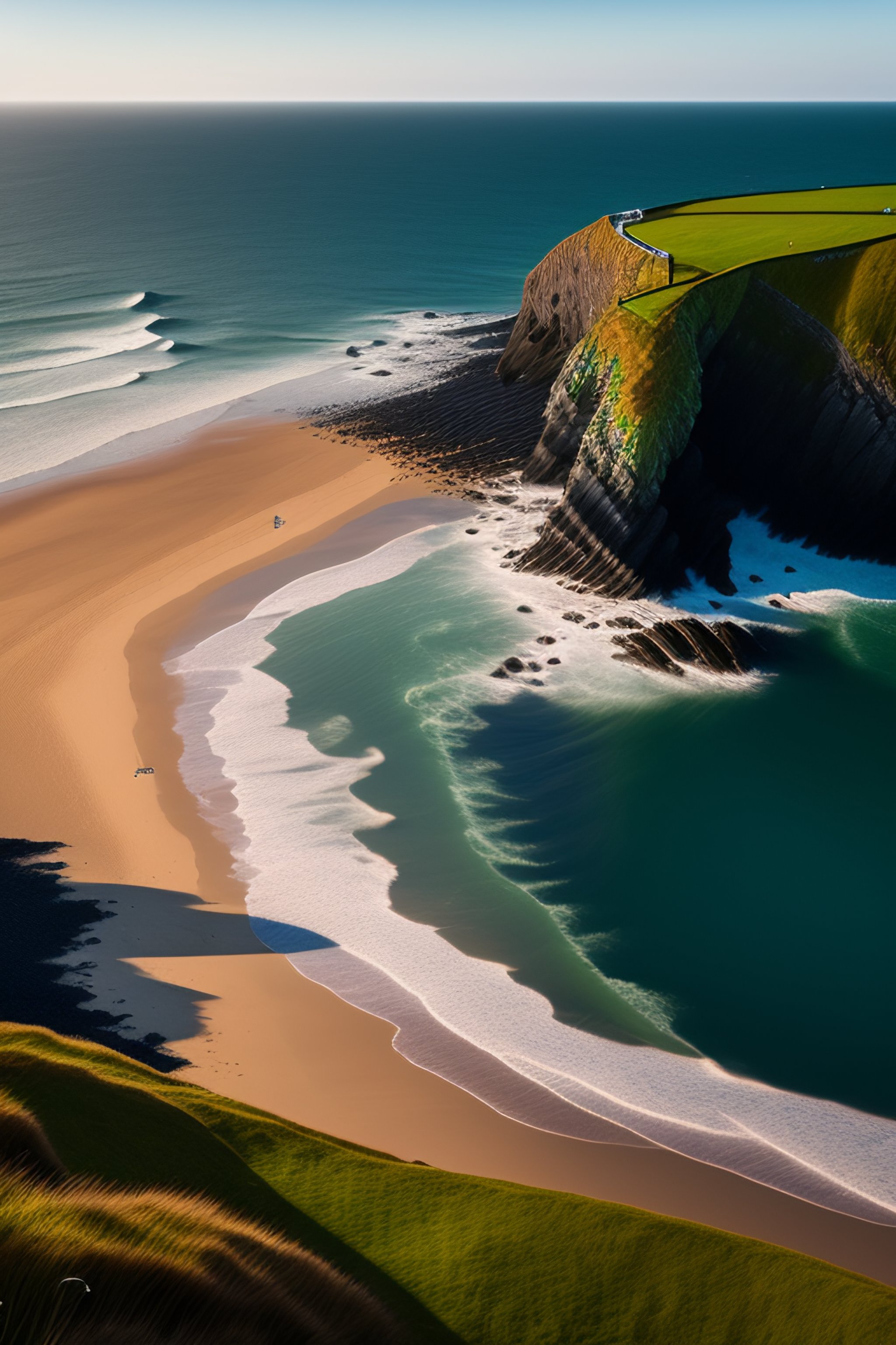 Lexica - Portrait of Myrtleville Beach, Ireland