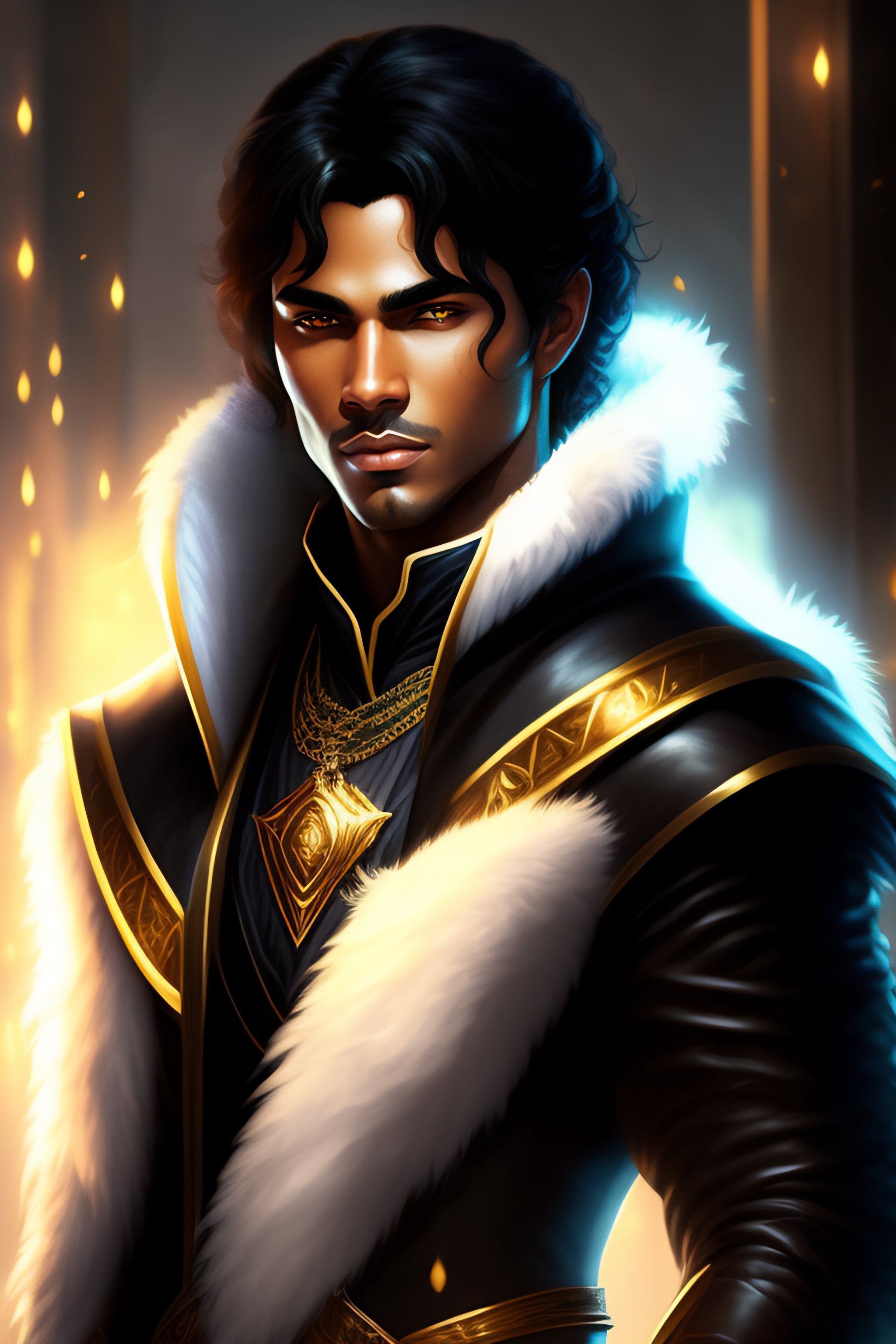 Lexica - Magic the gathering, Planeswalker, Black hair, Black and Gold ...