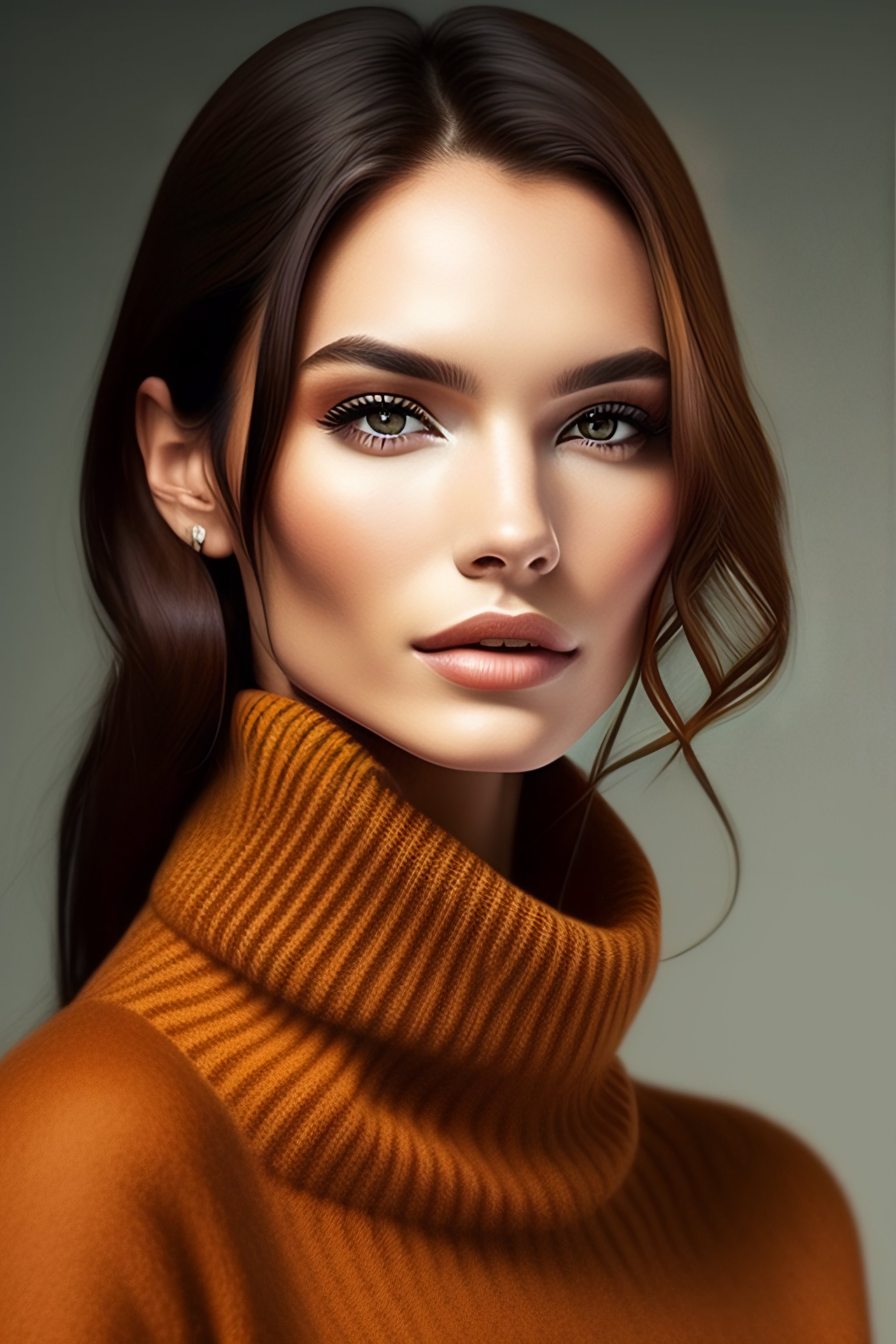 Lexica - Create an image of a woman with a slender build, and ...