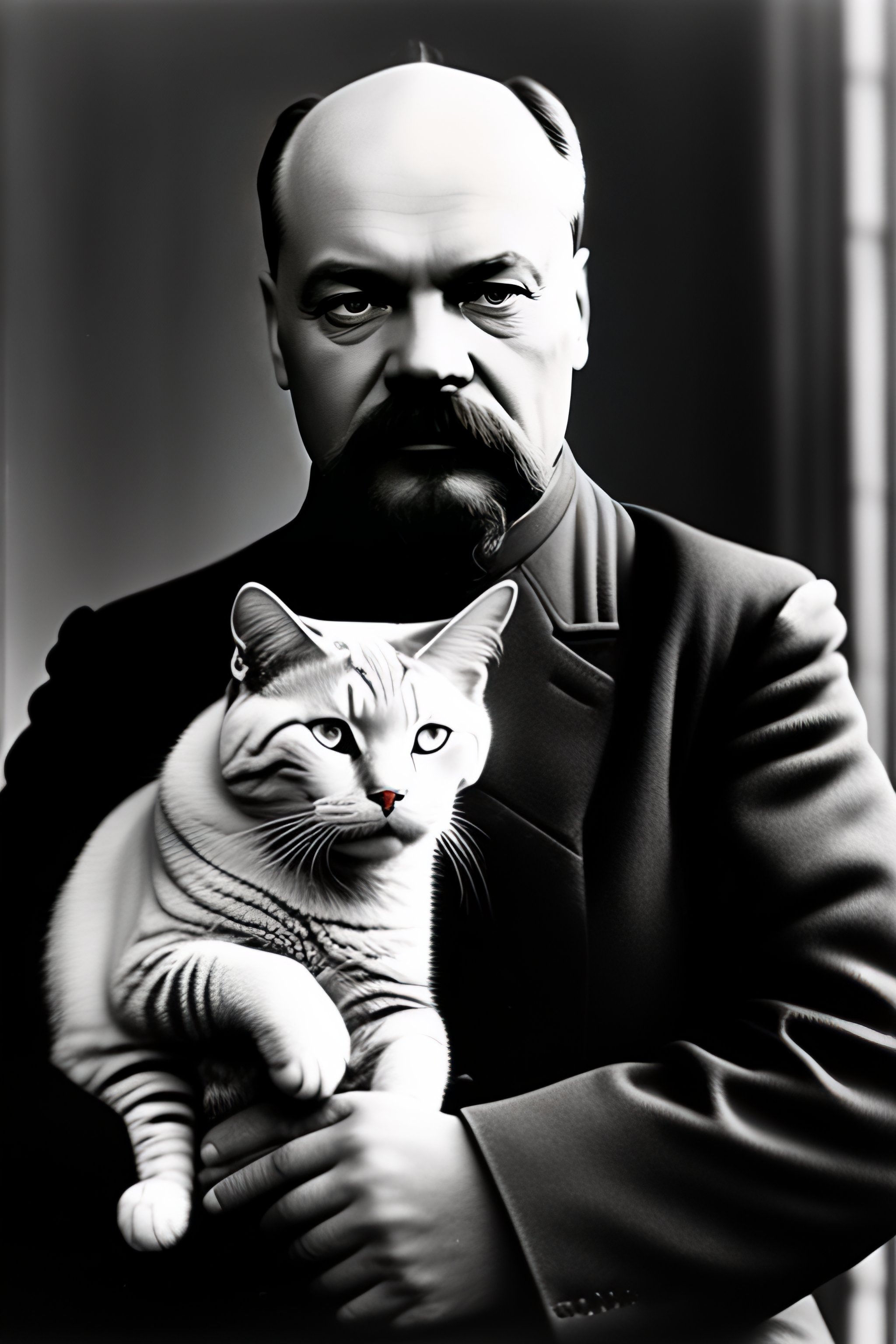 Lexica - Lenin with his cat