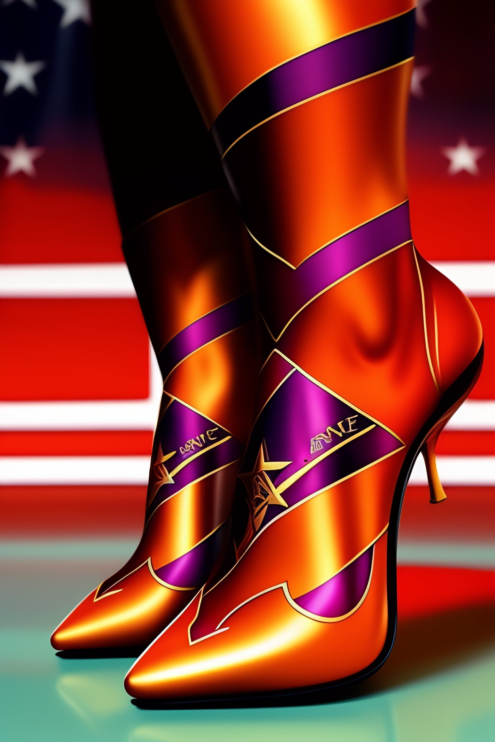 Lexica - Women superhero feet