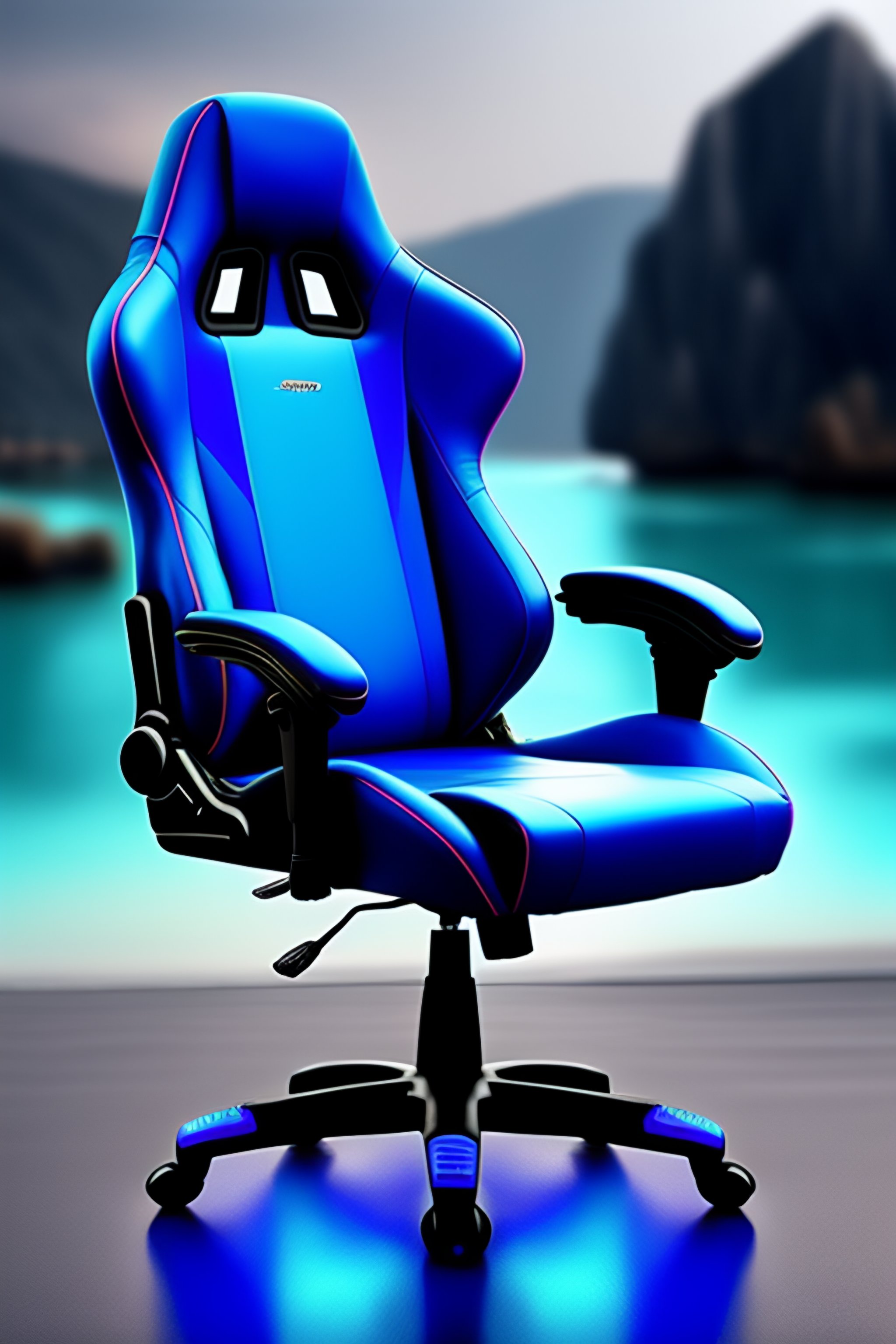 Lexica - Waterproof gaming chair with headrest and armrests, include a ...