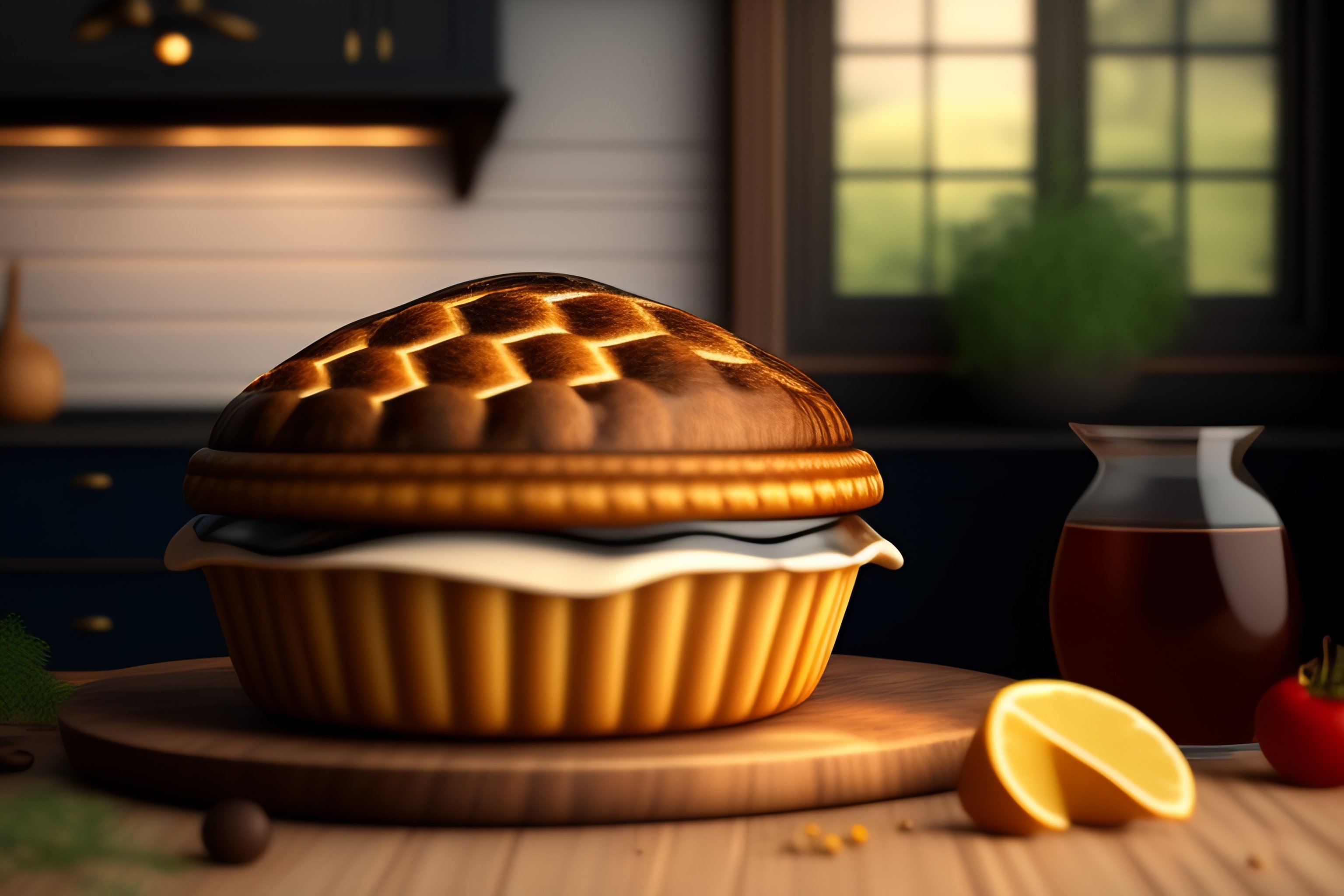 Lexica - Centaurworld, zulius, pie, kitchen, angry chicken ...