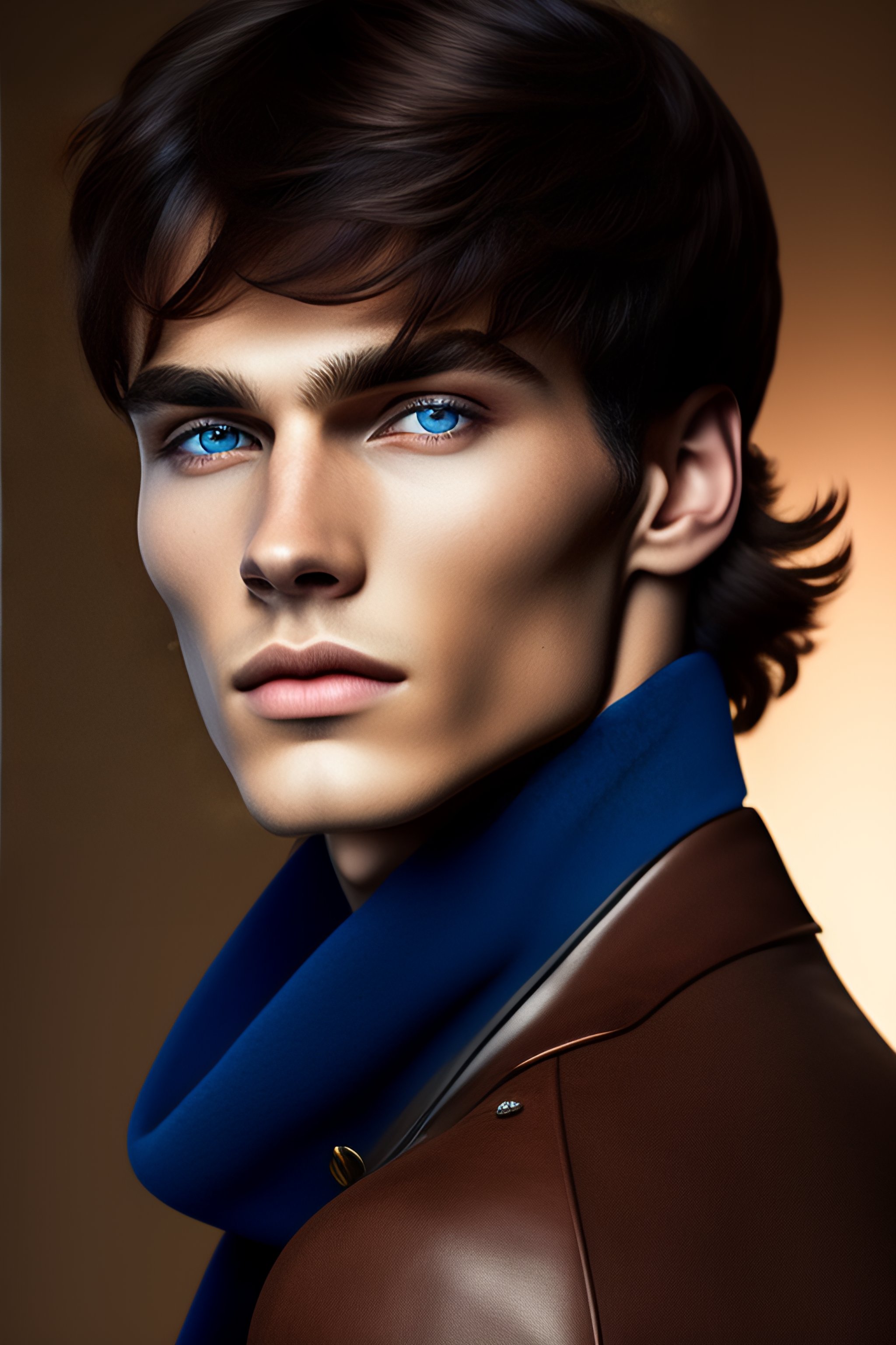 Lexica - Protrait, photograph, androgynous young man, delicate features ...