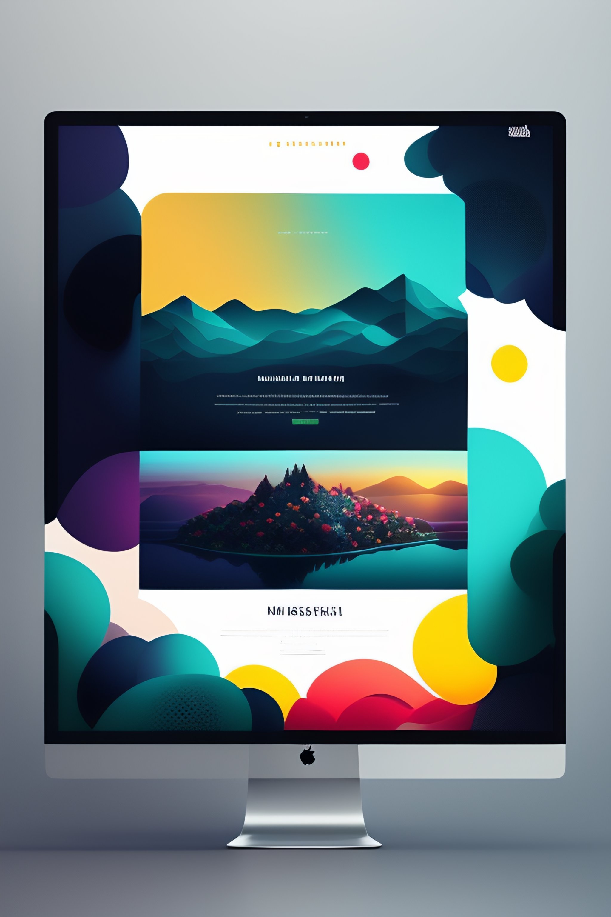 Lexica - Webpage background hero image for webdesign company modern ...
