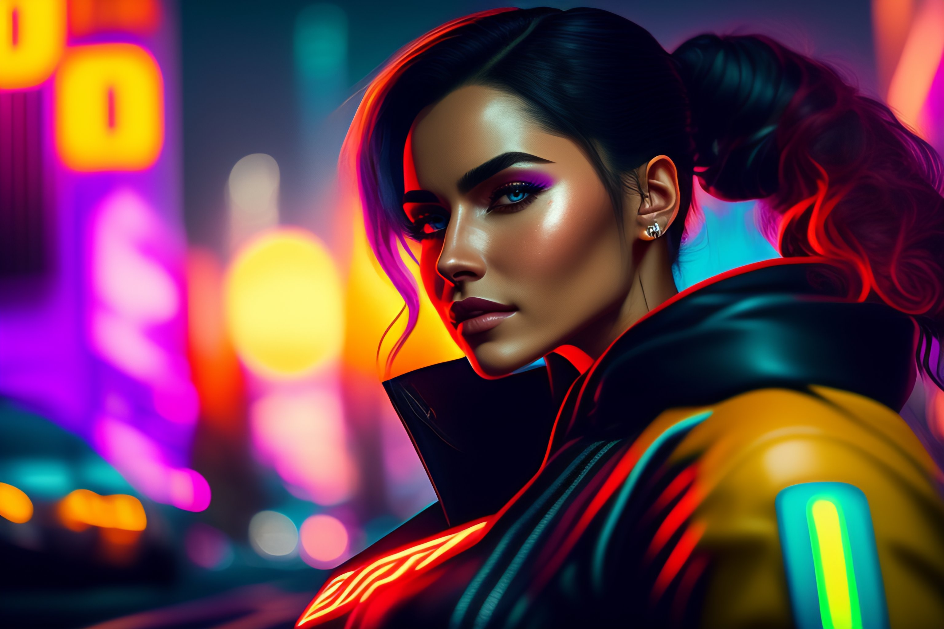 Lexica - Portrait of beautiful girl with pretty face like cirilla fiona ...