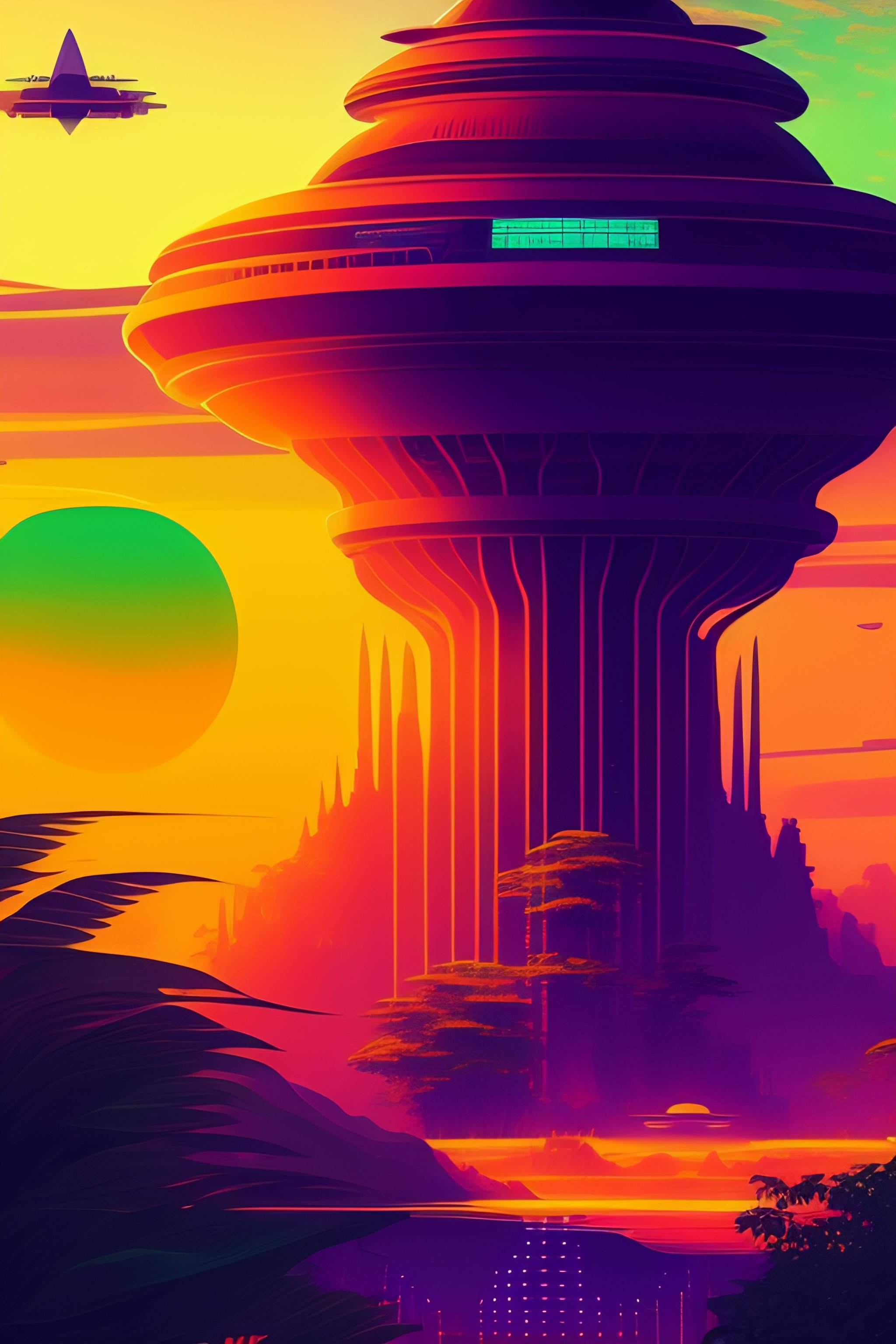 Lexica - A high tech solarpunk utopia in the Amazon rainforest ...