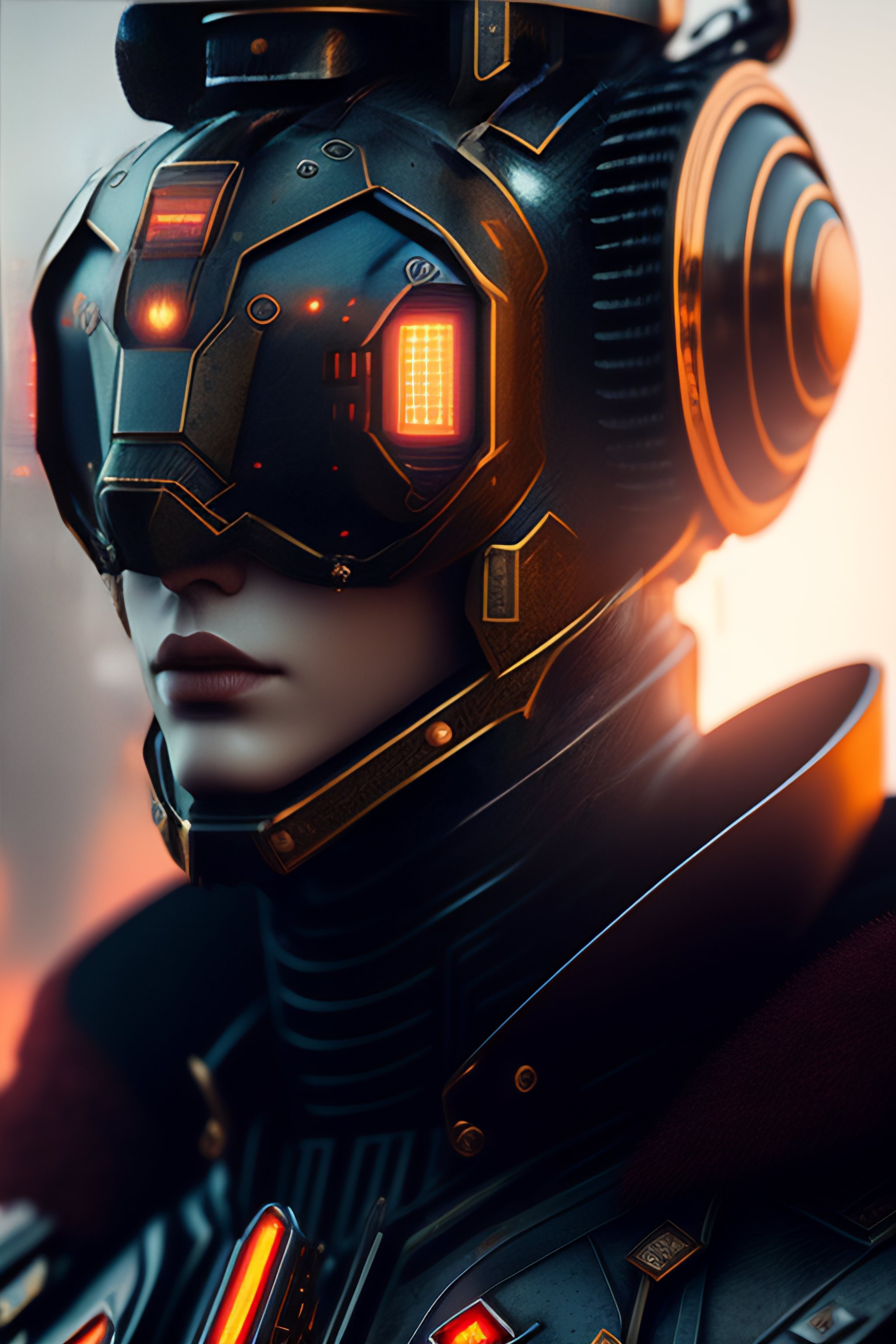 Lexica - Portrait of a rusian evil cyberpunk robot made of rusty clocks ...