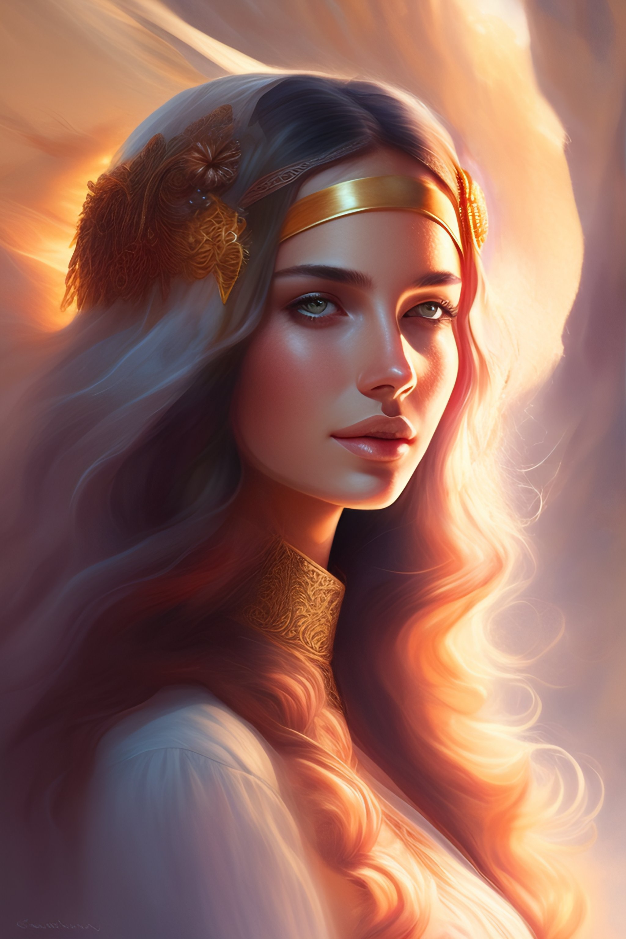 Lexica - A Jesús goddess, vaporwave aesthetic, colorful, psychedelic ...