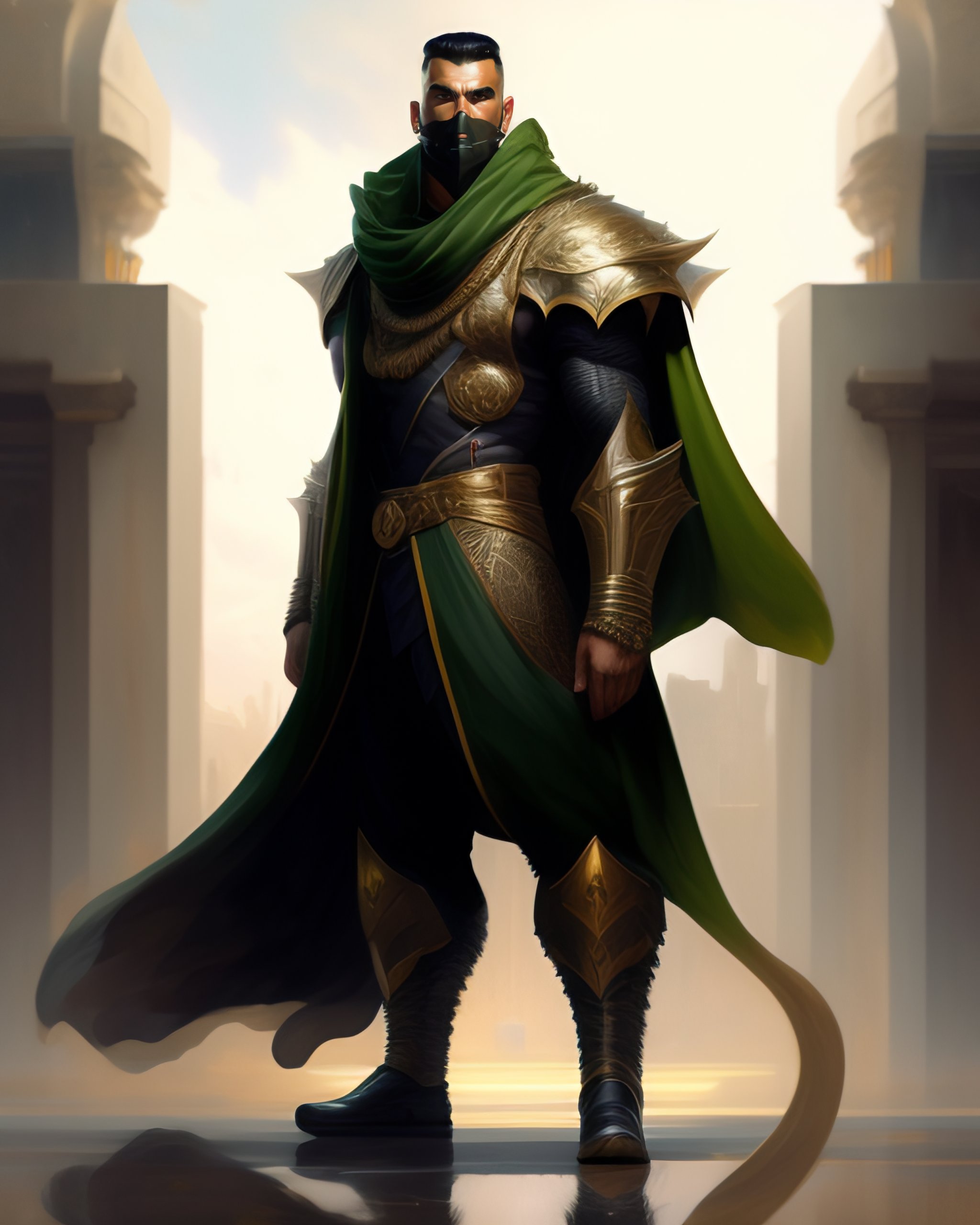 Lexica - A GLOOMY art piece depicting a full body man representation of ...