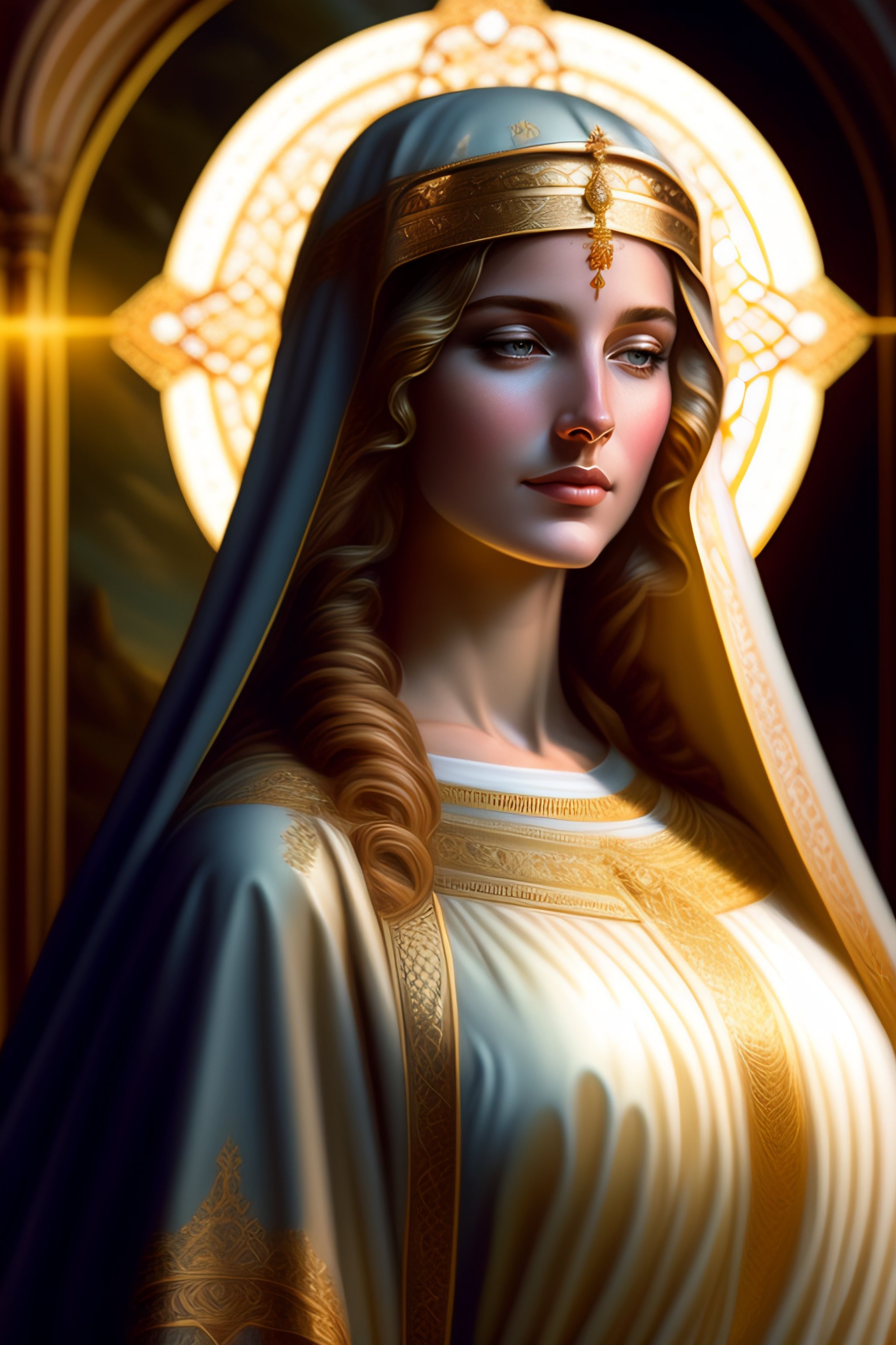 Lexica - Virgin mary of perpetual succor full body with beautiful lace ...