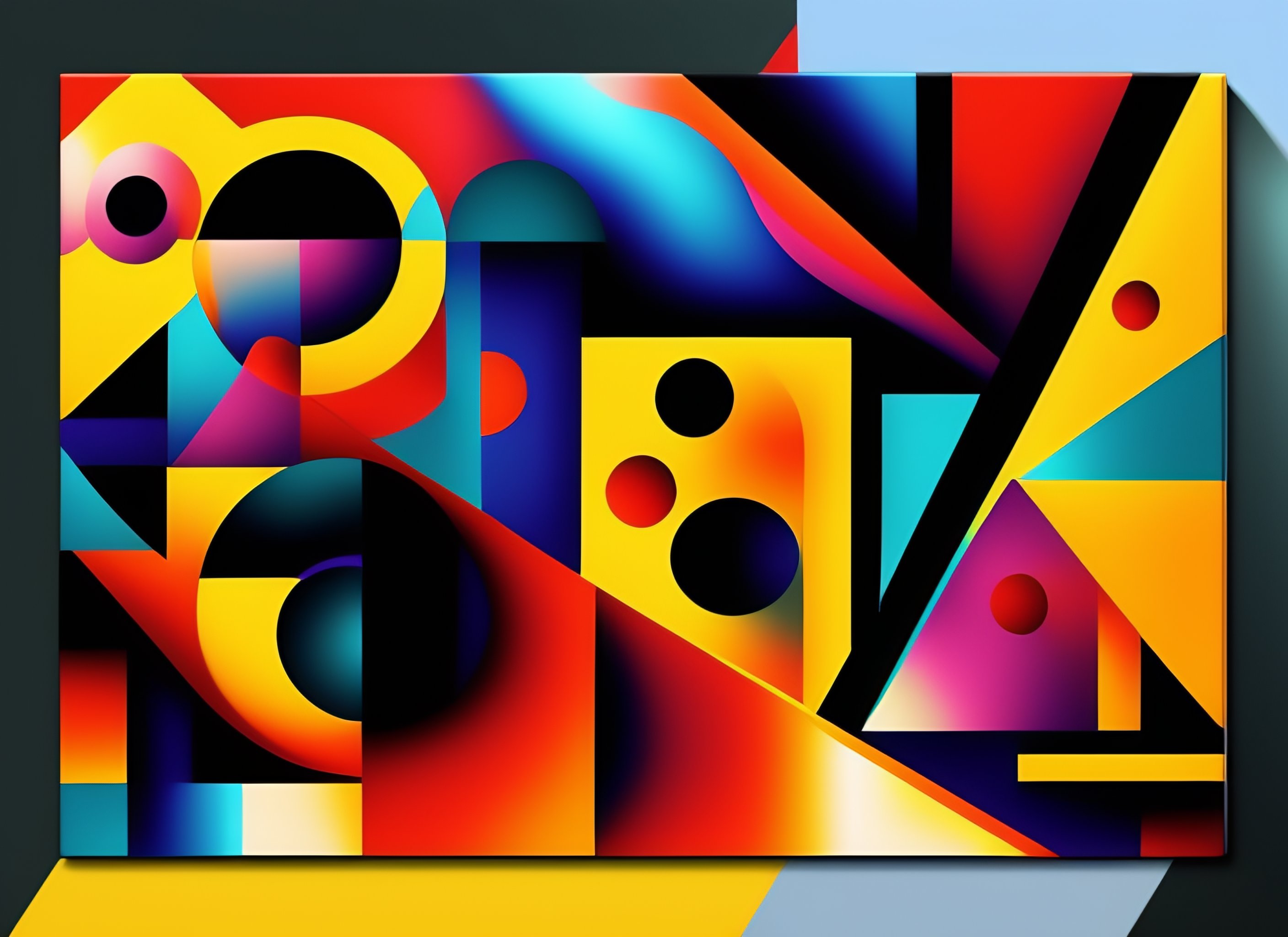 Lexica - Stylized abstract art of jazz and blues in the style of Stuart ...