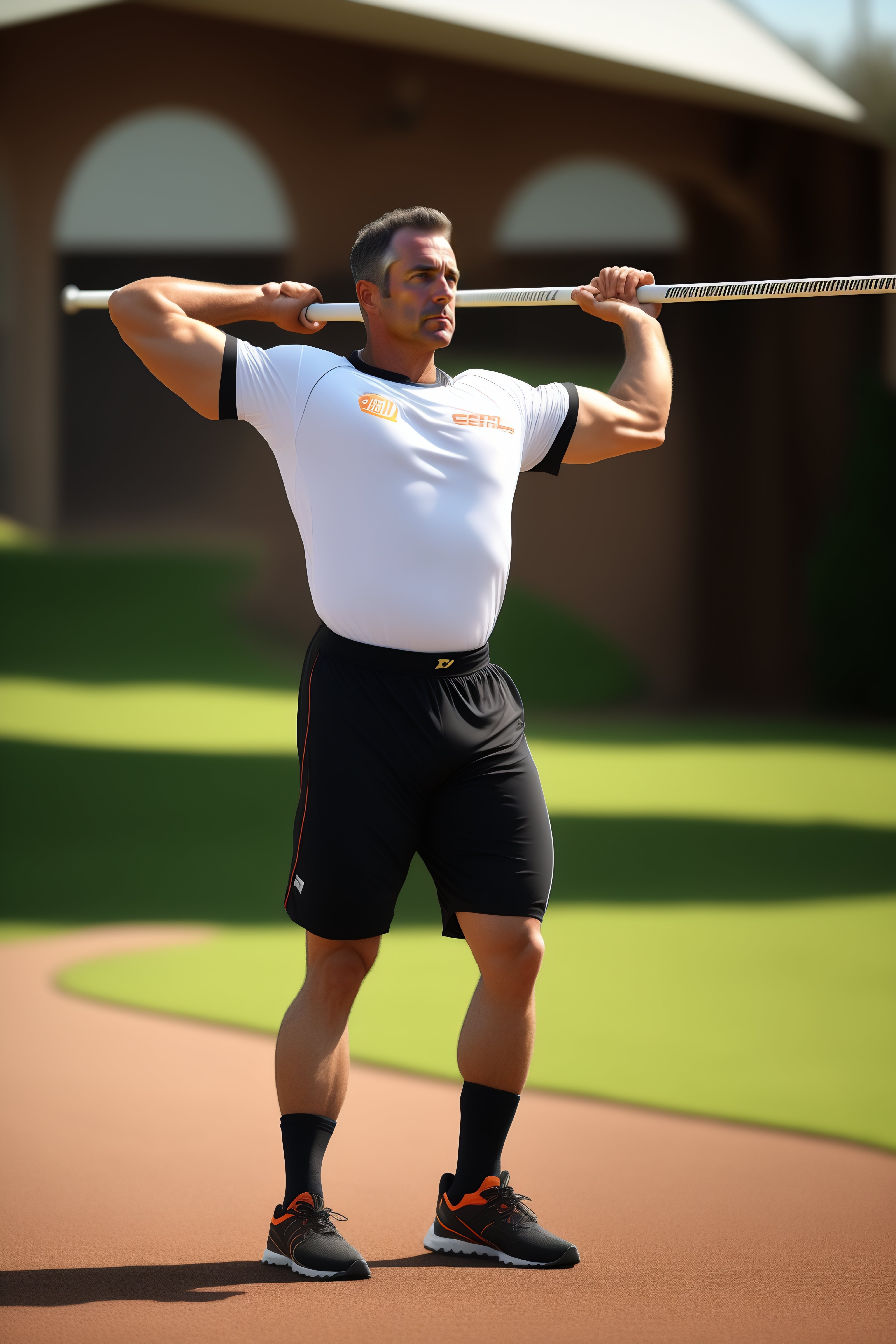 Lexica - Man doing Broomstick External Shoulder Rotation Exercise. Man ...