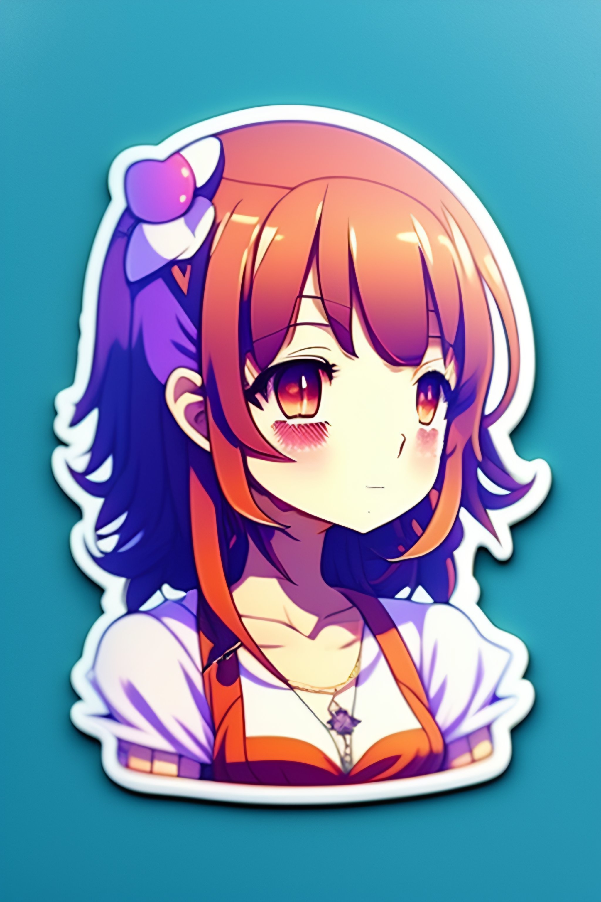 Lexica - Cute 2D Anime Style Stickers