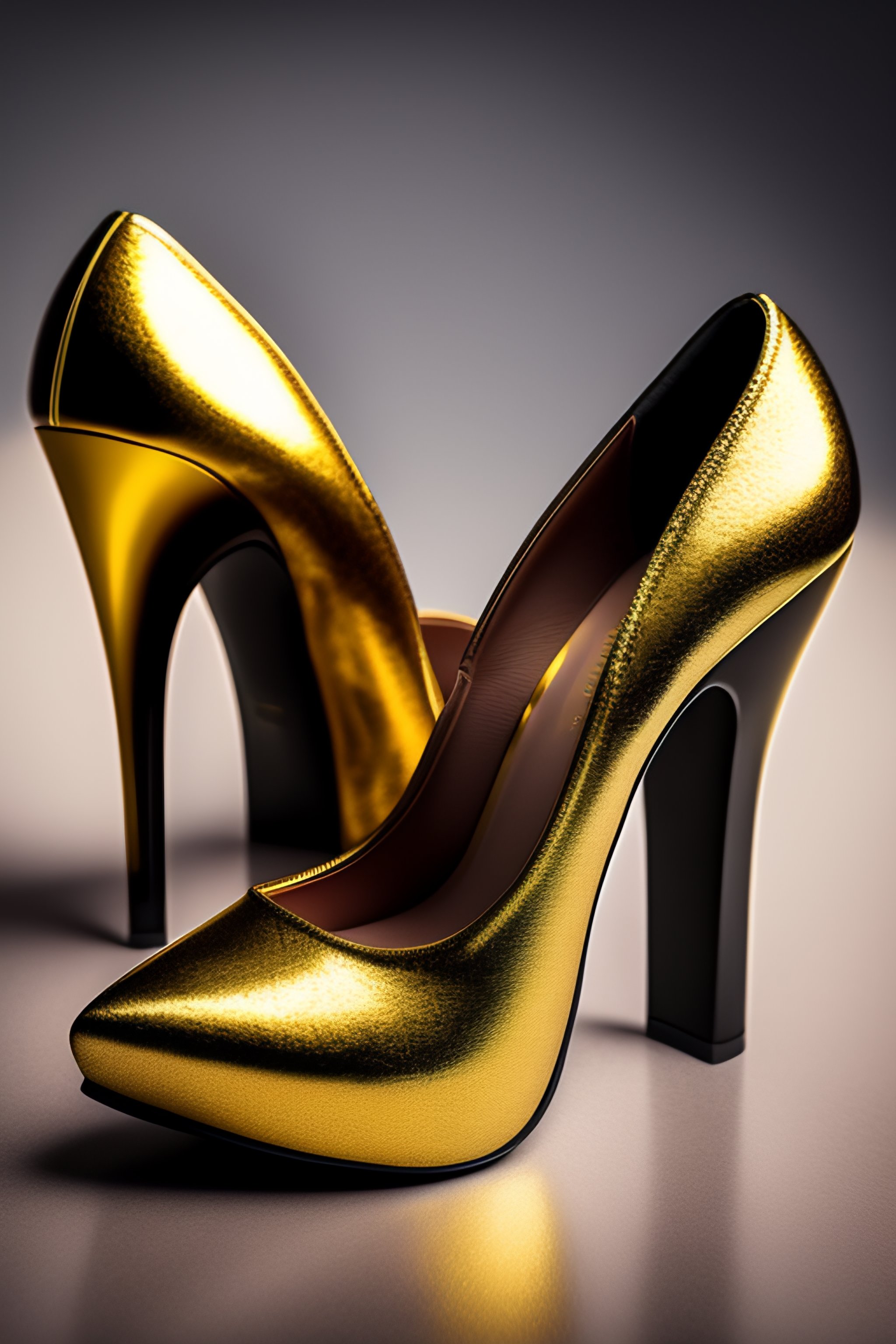 Lexica - Black High heels pumps shoes with slim heels and pointed toes ...