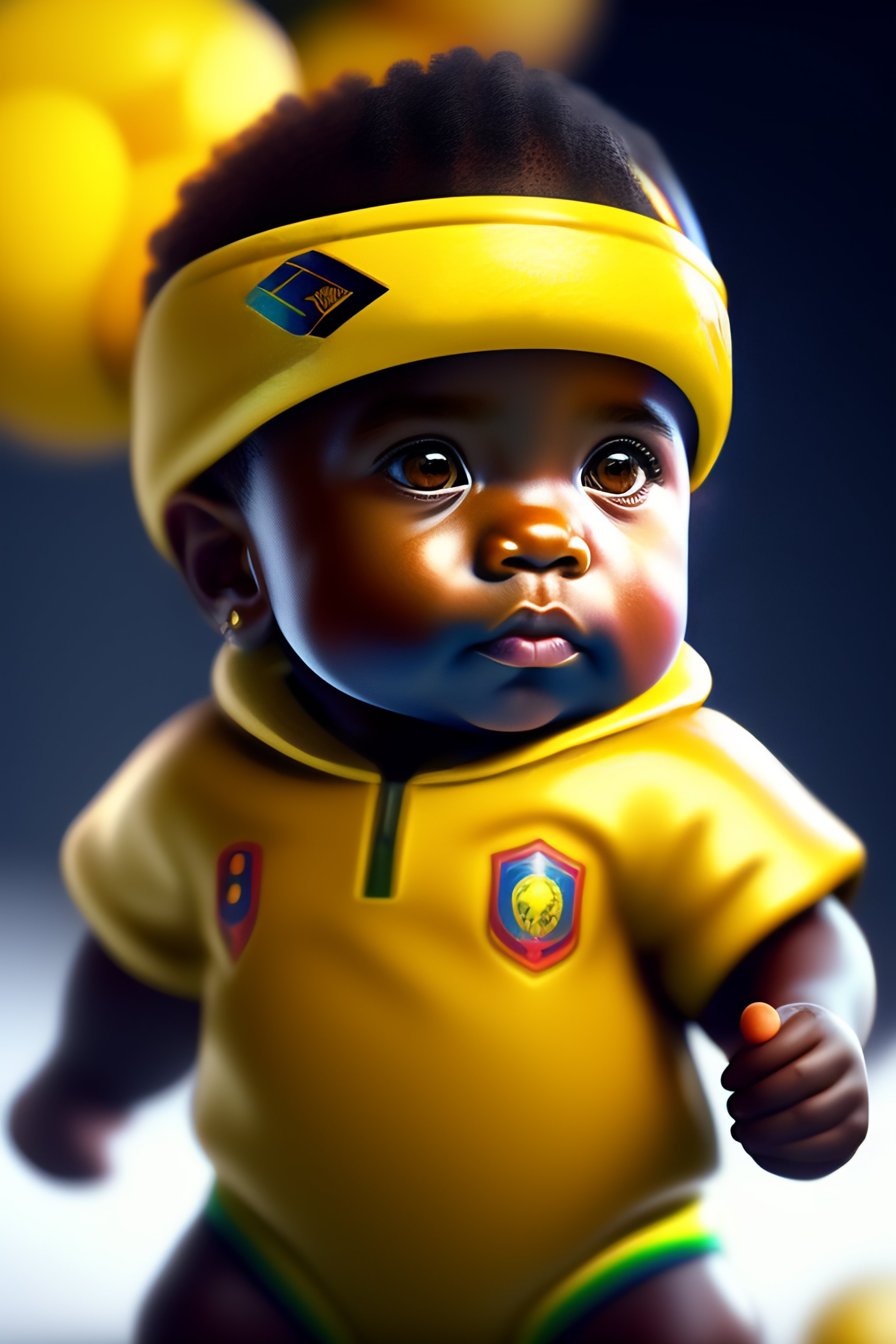 Lexica - Baby pele brazil, moonwalker, render, rembrandt, cgsociety ...