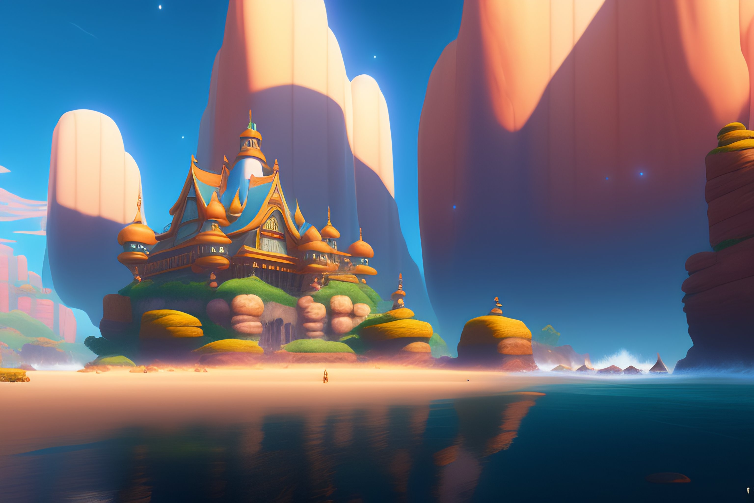 Lexica - Atlantis, studio ghibli, pixar and disney animation, sharp ...