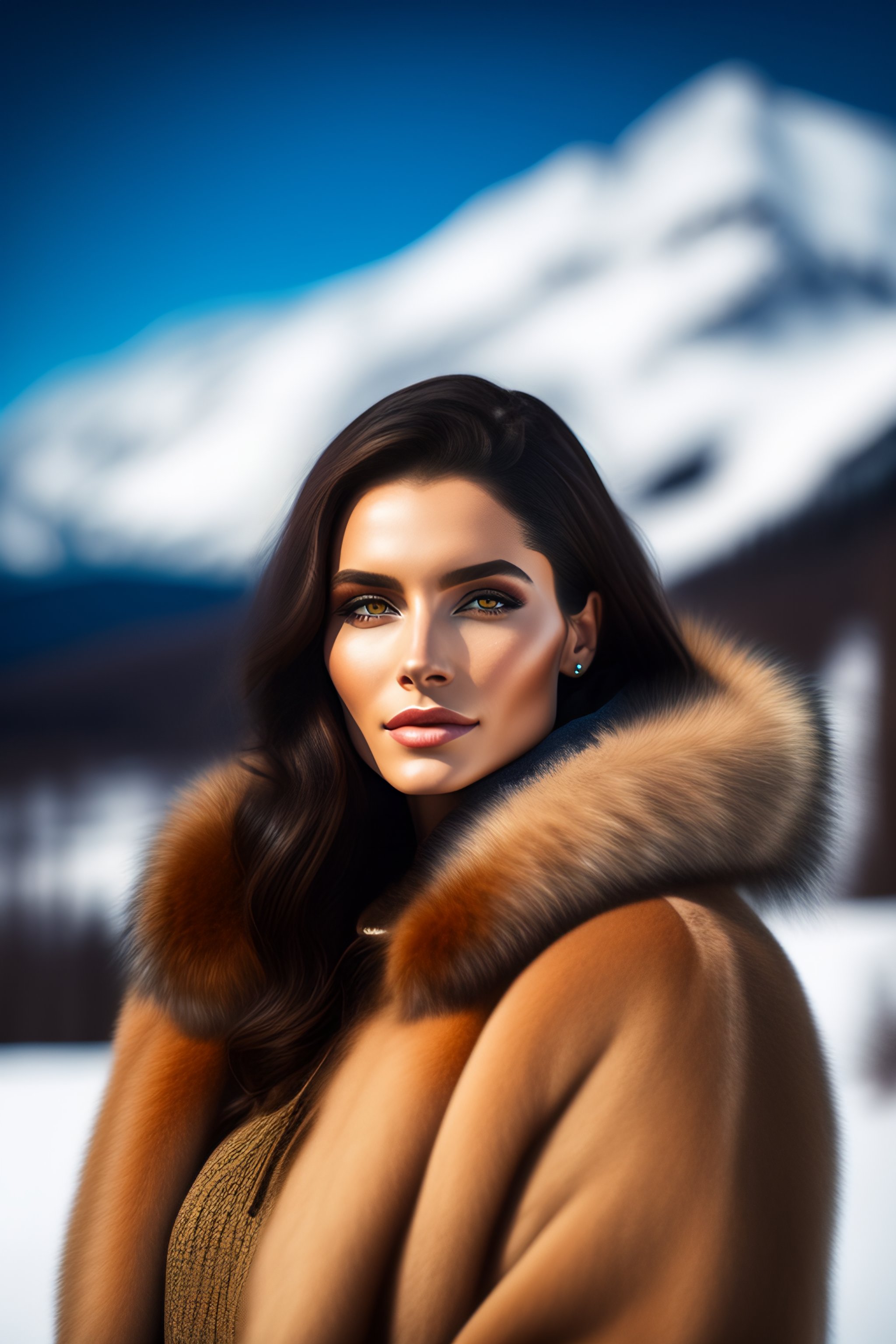 Lexica - Realistic full potrait of Beautiful romanian woman with makeup ...