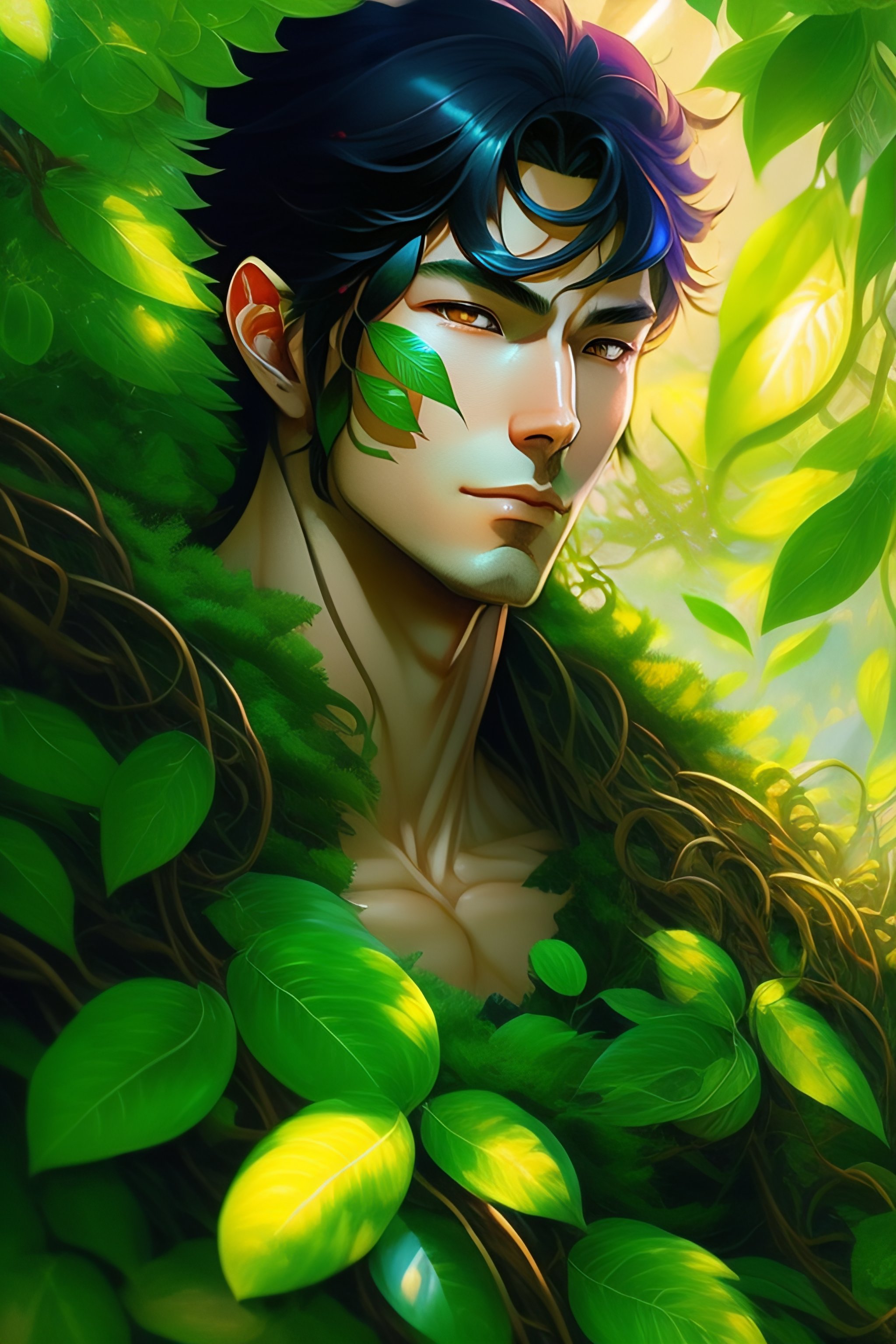 Lexica - Anime key visual of a web developer man, dc comics, covered in ...