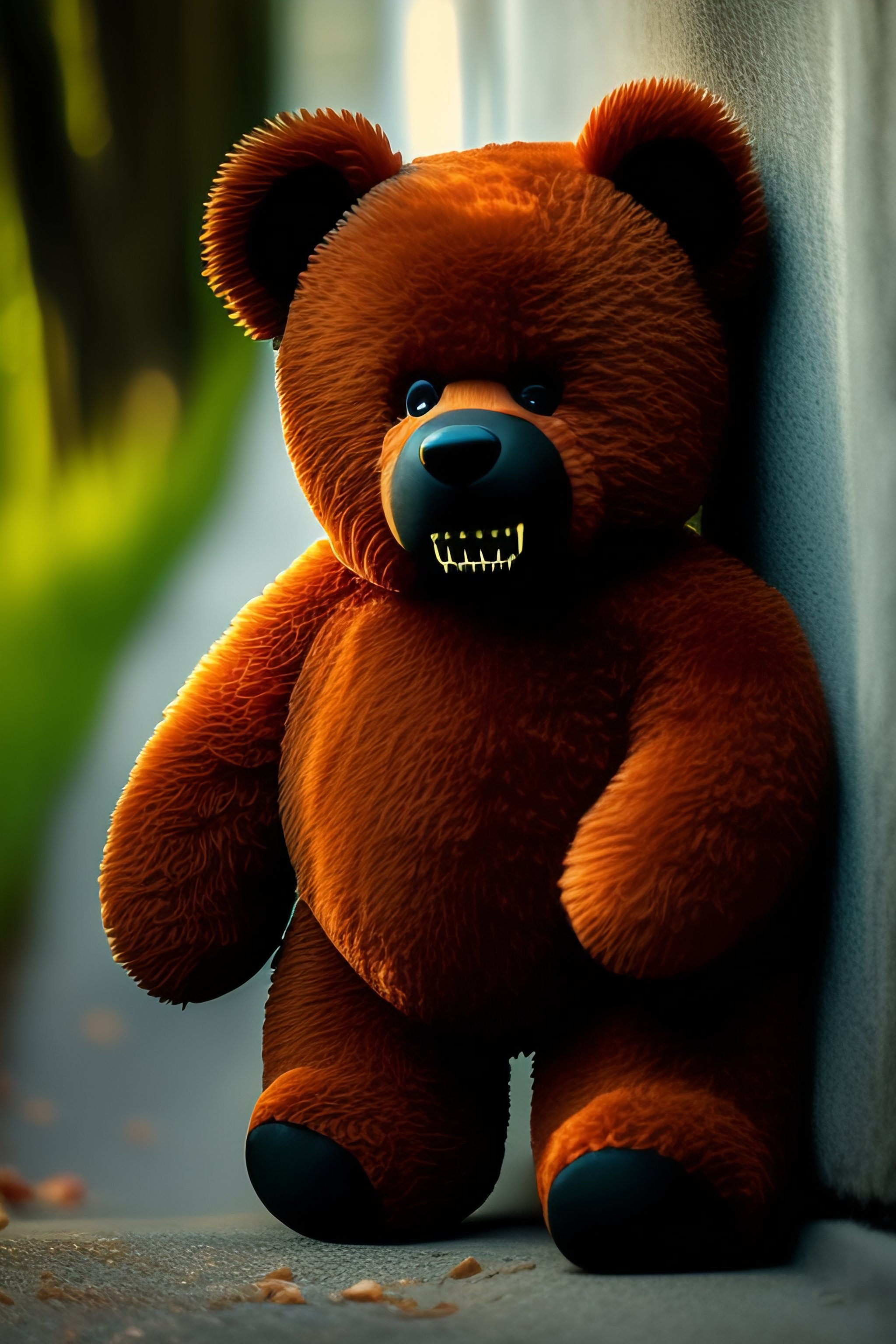 Lexica - Terrifying Evil teddy bear, horror story character art. scary ...