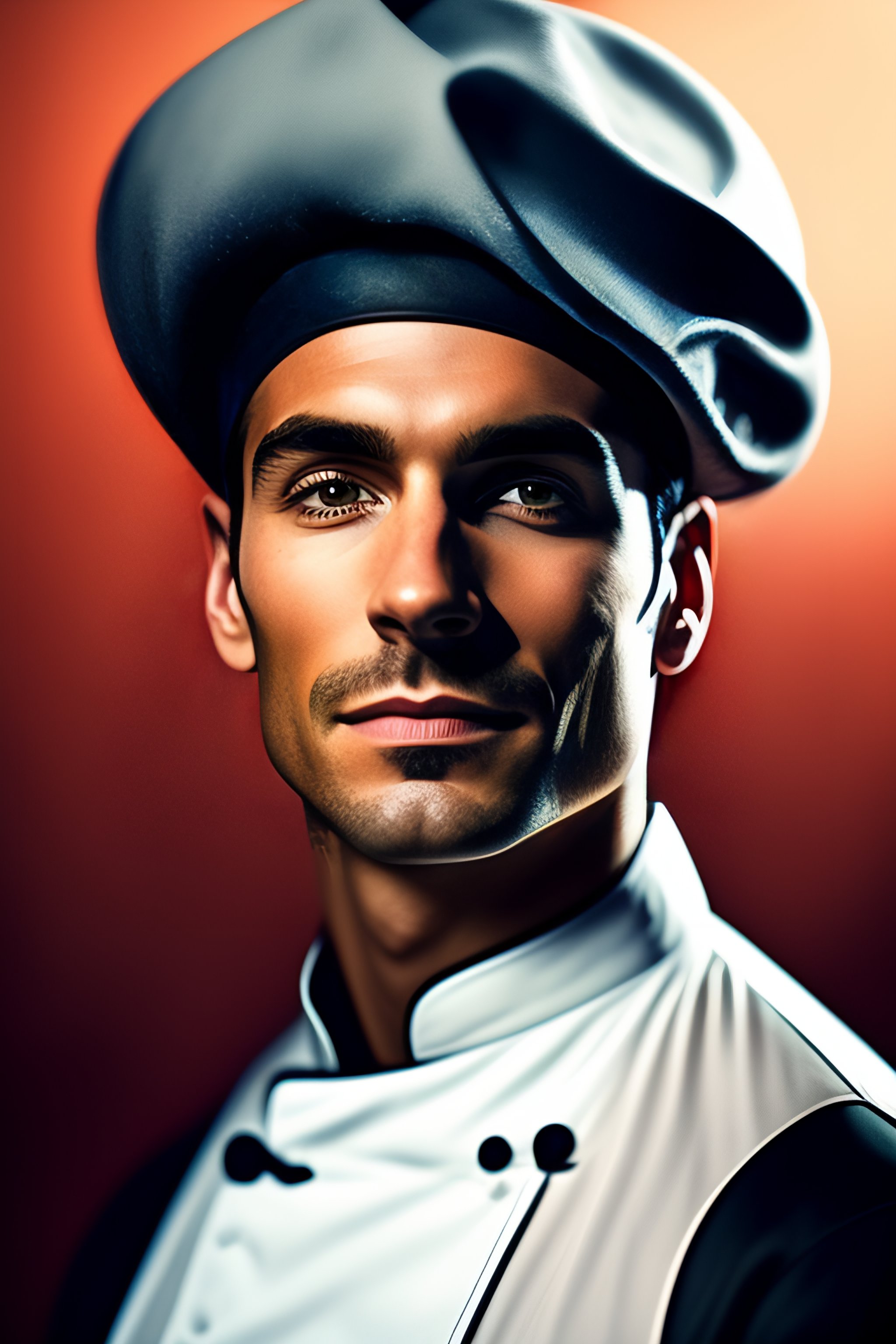 Lexica - Portrait photo of a chef, photo, realistic