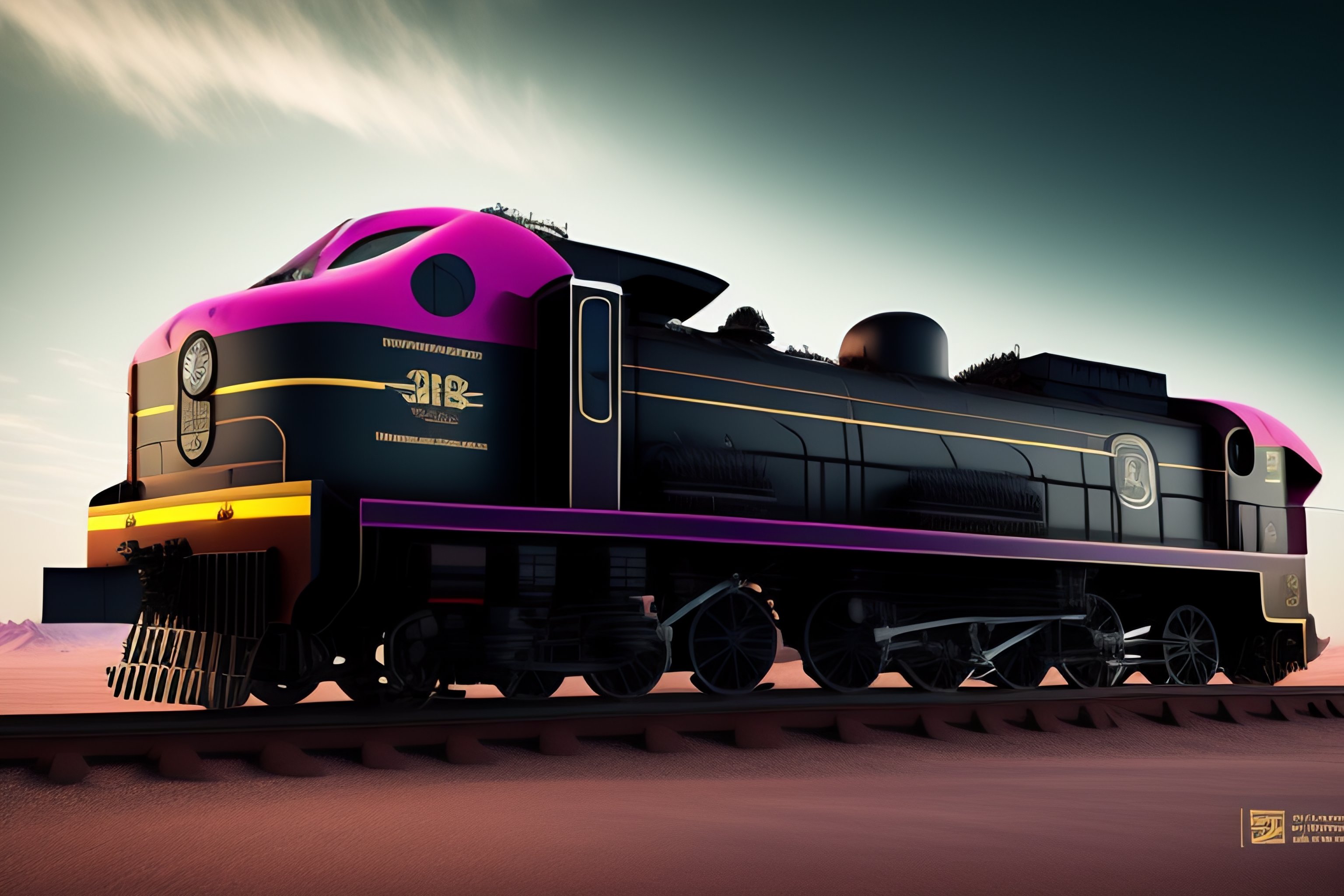 Lexica - Hyperdetailed cinematic portrait of an evil train mixed with a ...