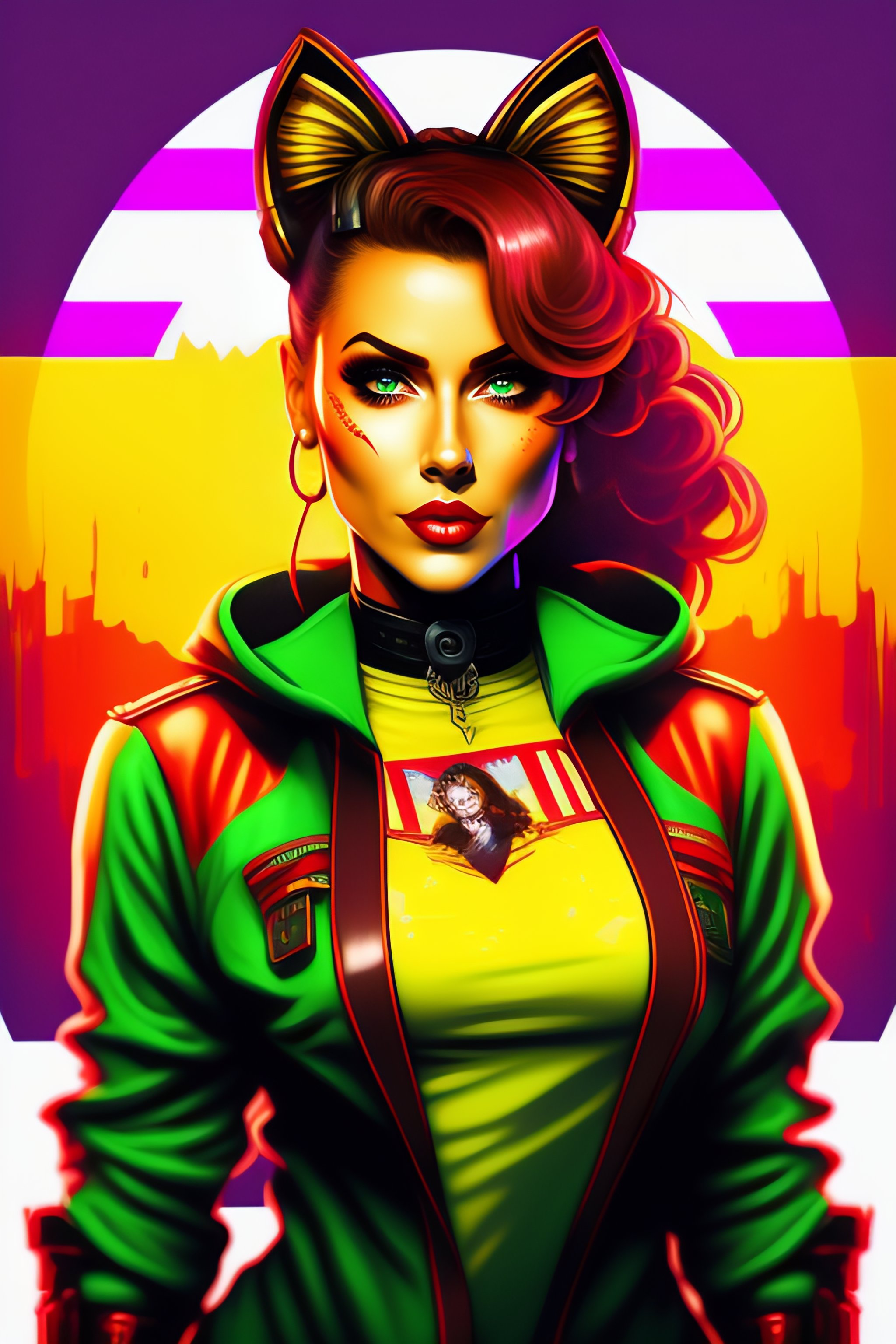 Lexica - Cammy Whiteas An anthropomorphic beautiful female borderlands ...