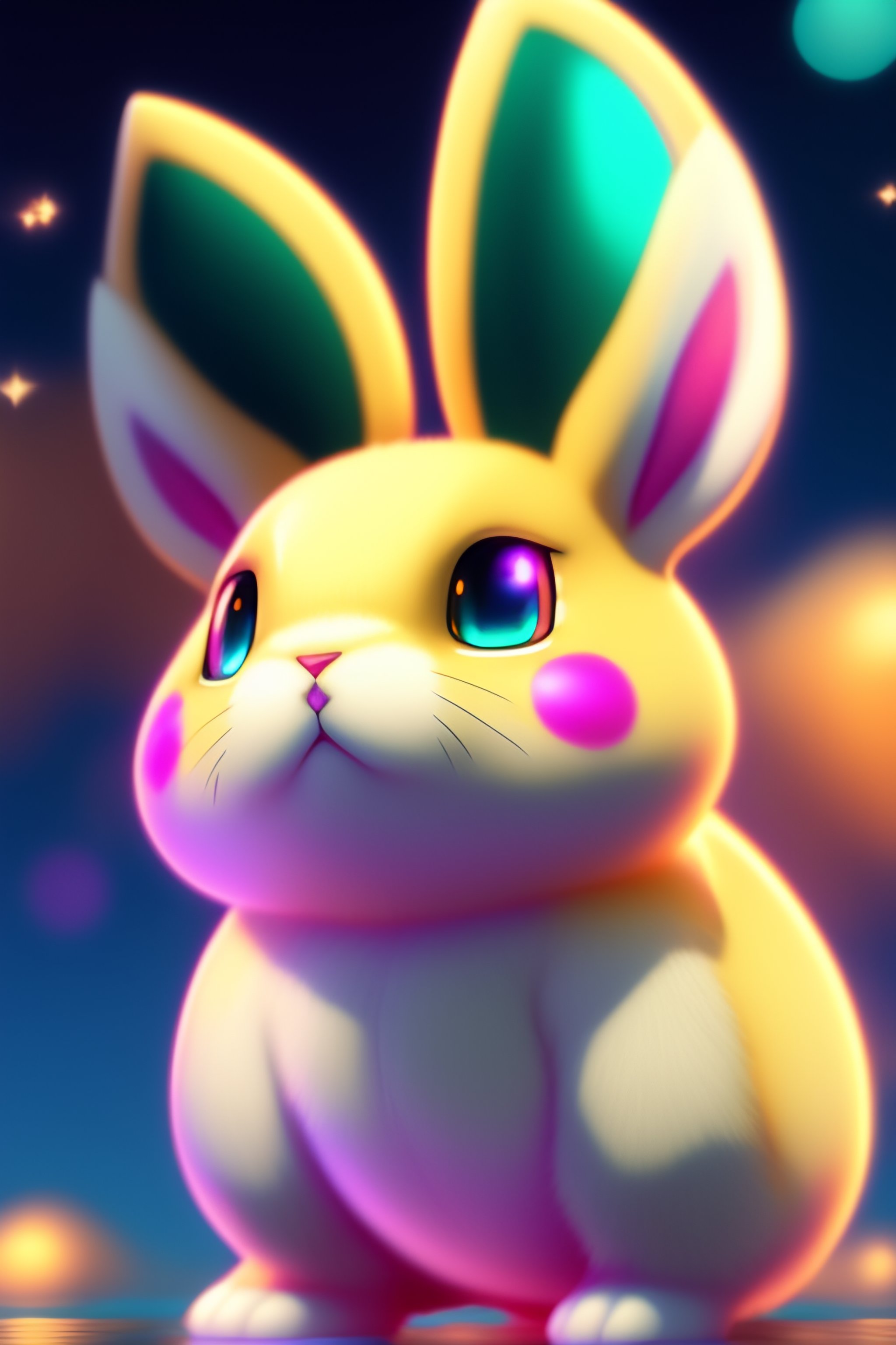 Lexica - A fairy type legendary Pokémon resembling a bipedal, floating ...