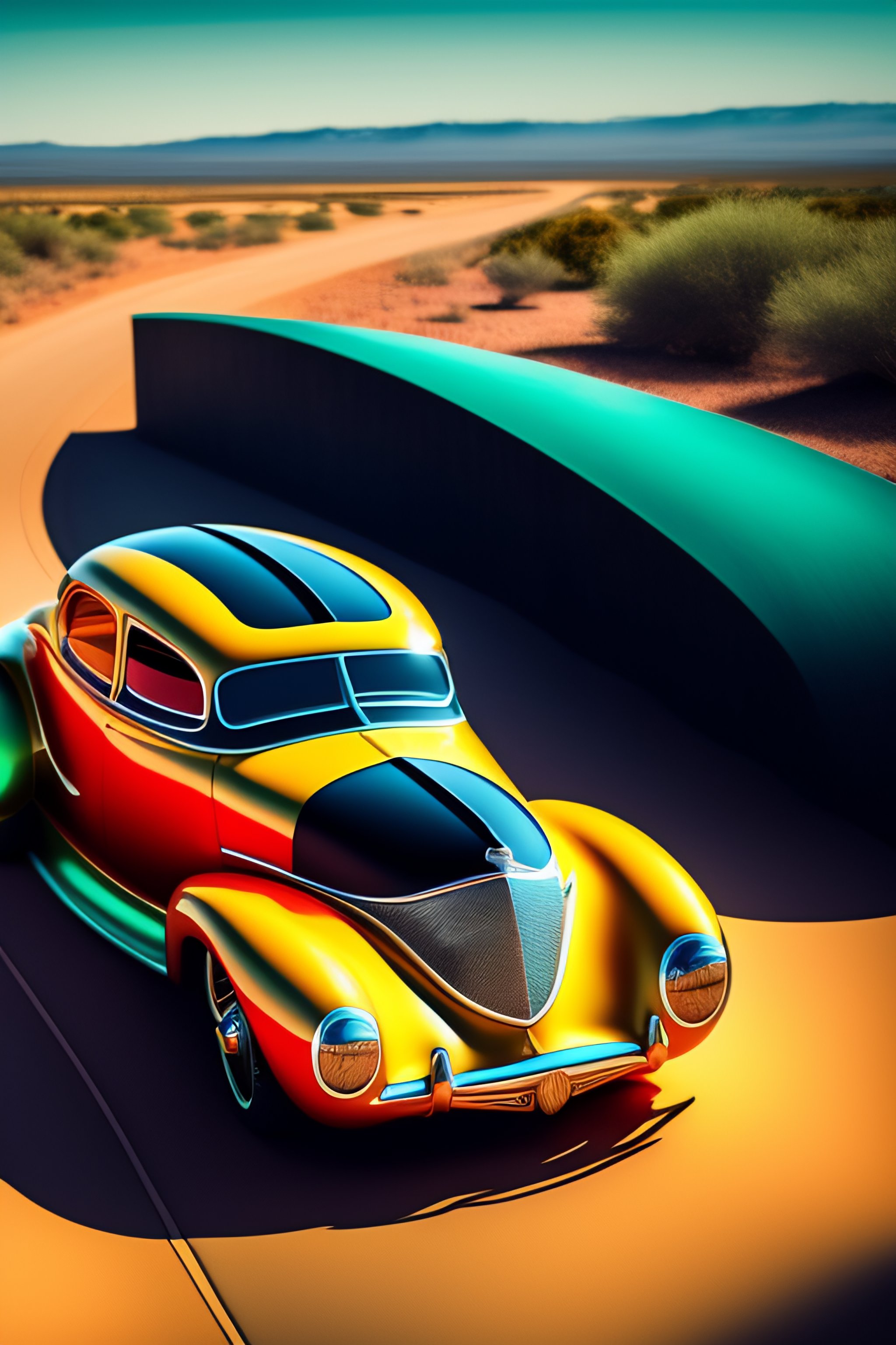 Lexica - A car design by pablo picasso