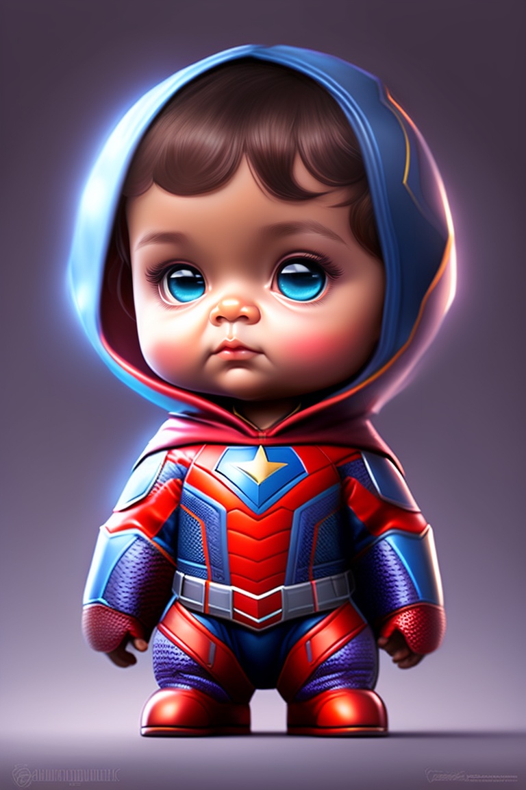 Lexica - Cute Adorable super hero baby spiderman from avengers ...