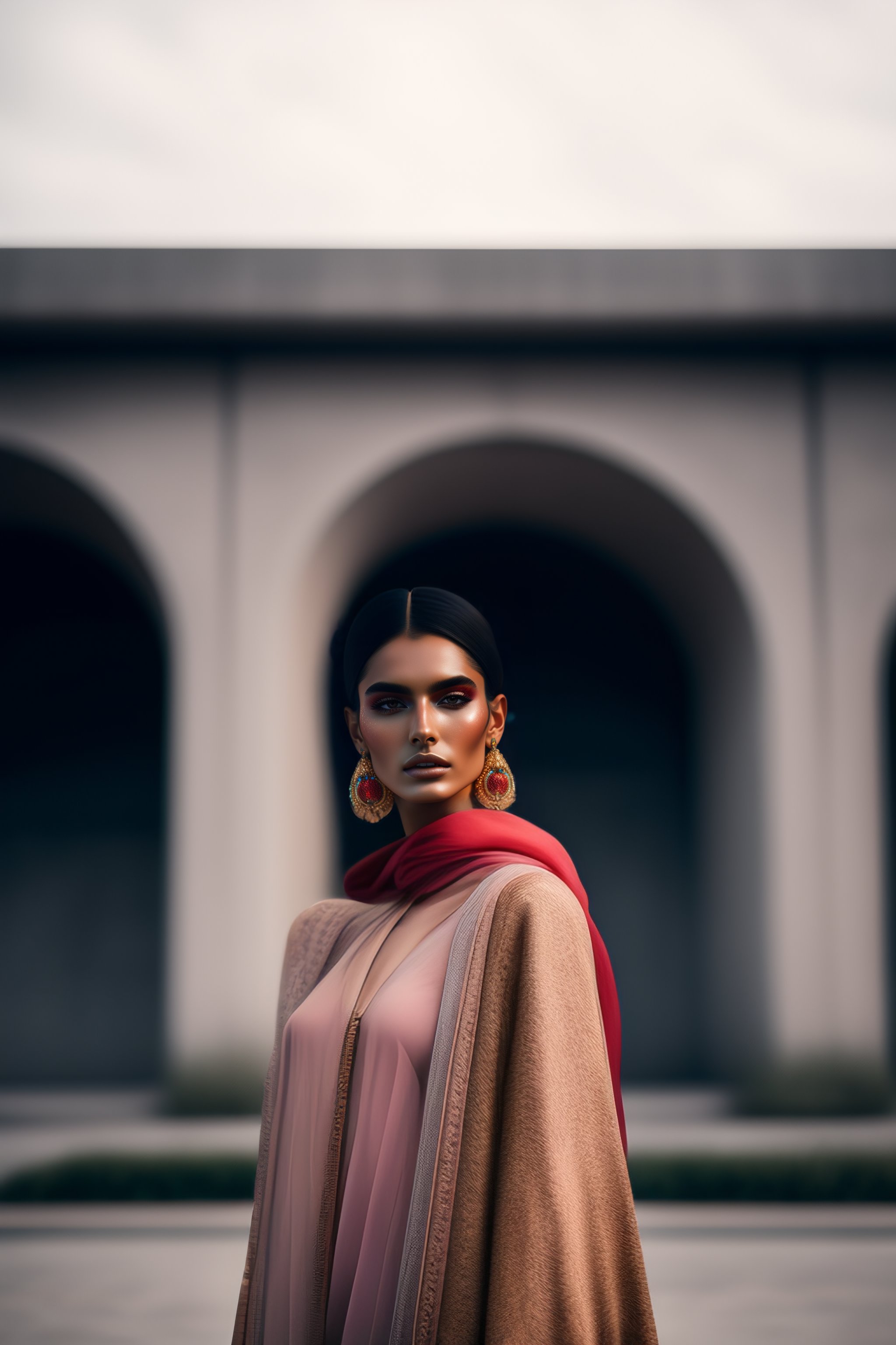 Lexica - Portrait of haute couture beautiful pakistani fashion model ...