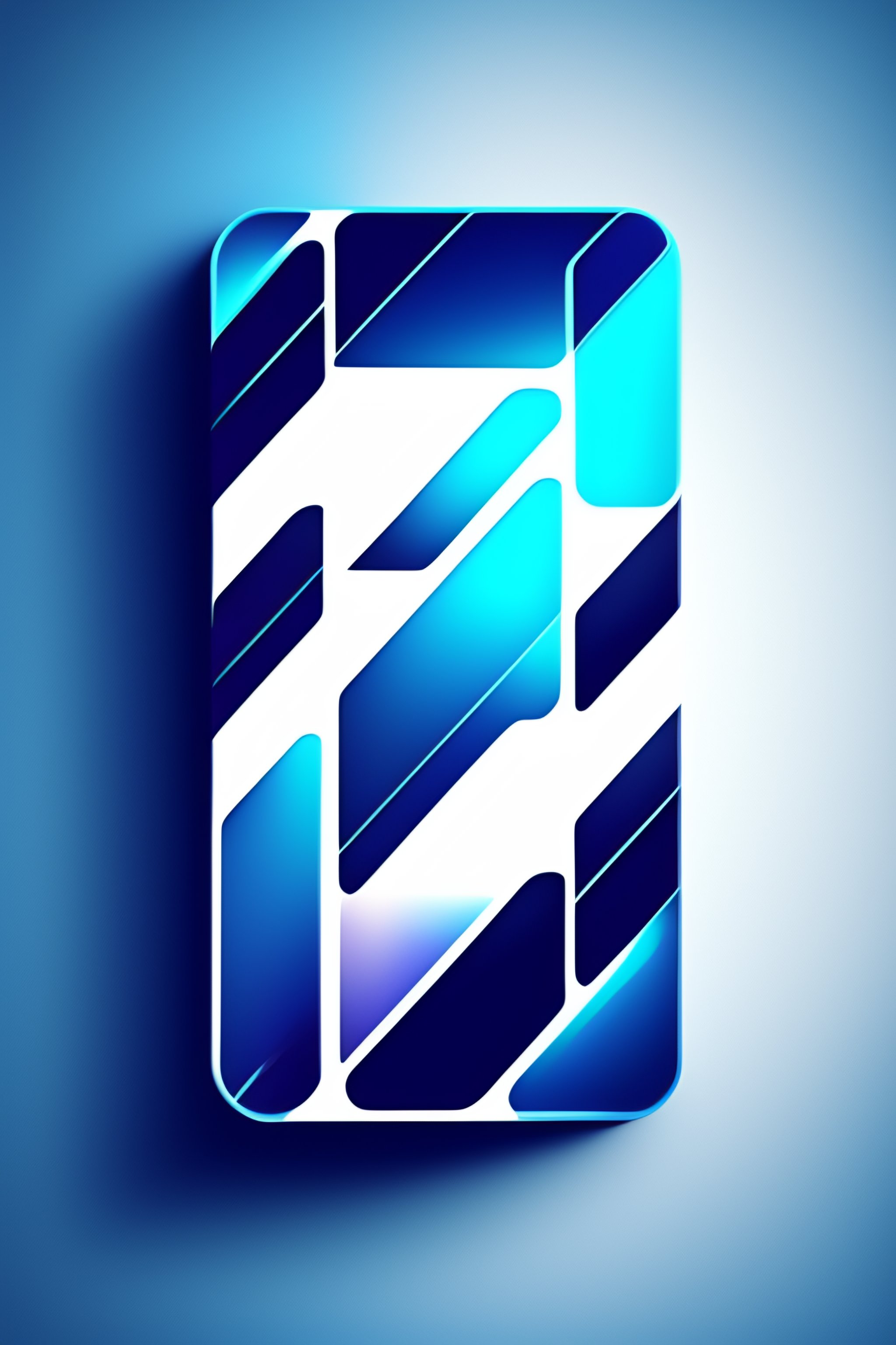 Lexica - A logo futuristic, vector art, blue, white, grey