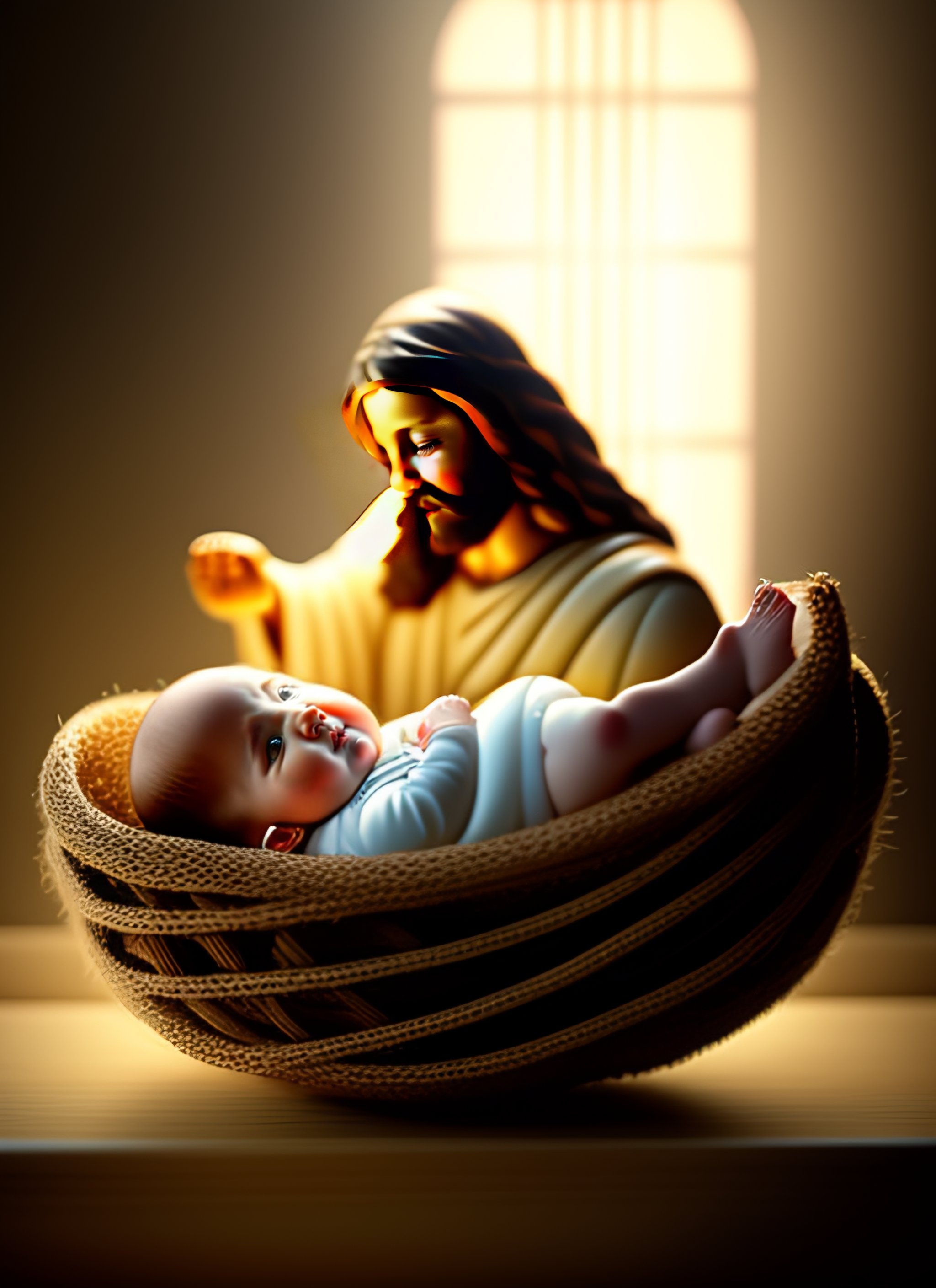 Lexica - Jesus in the cradle