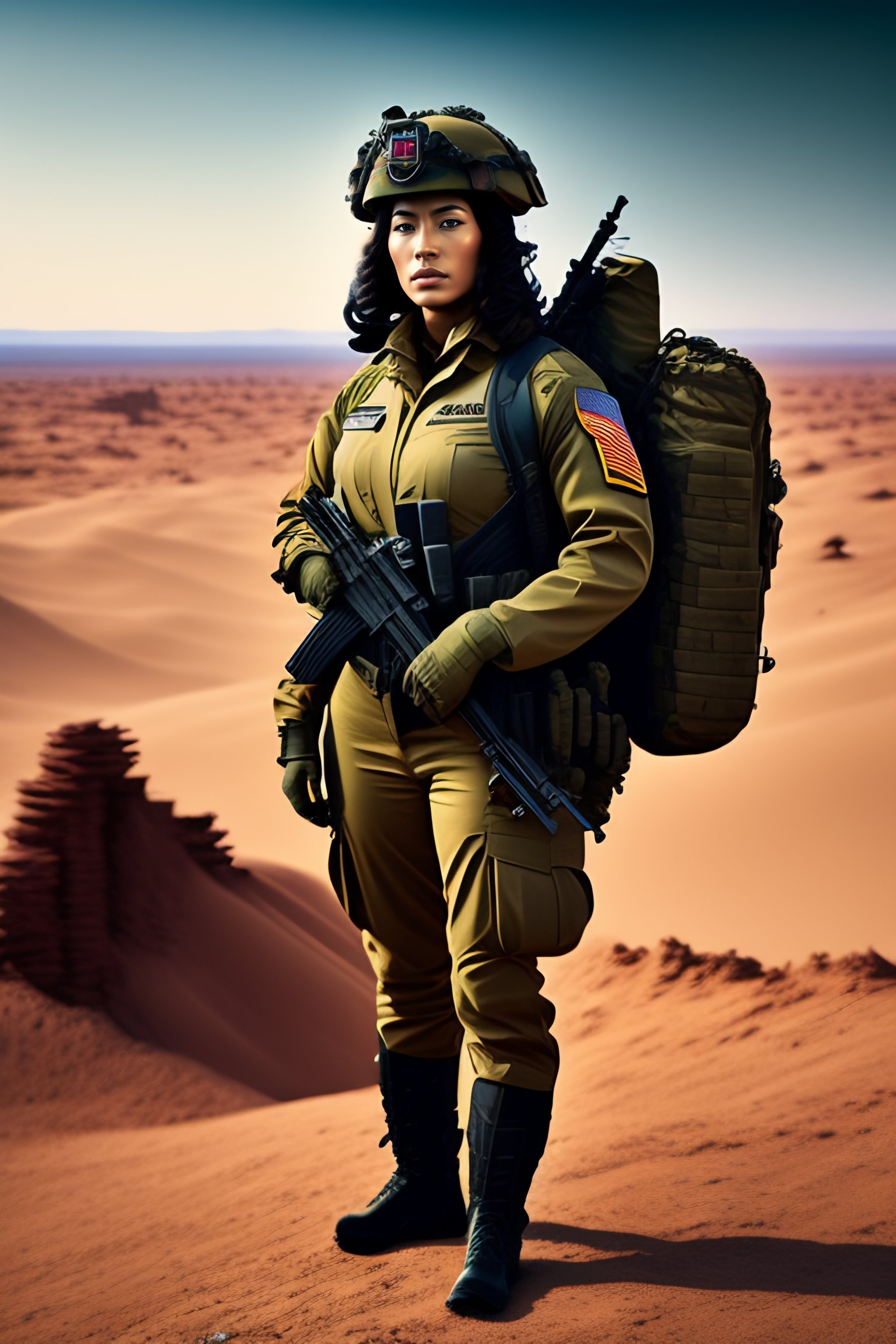 Lexica - Woman soldier