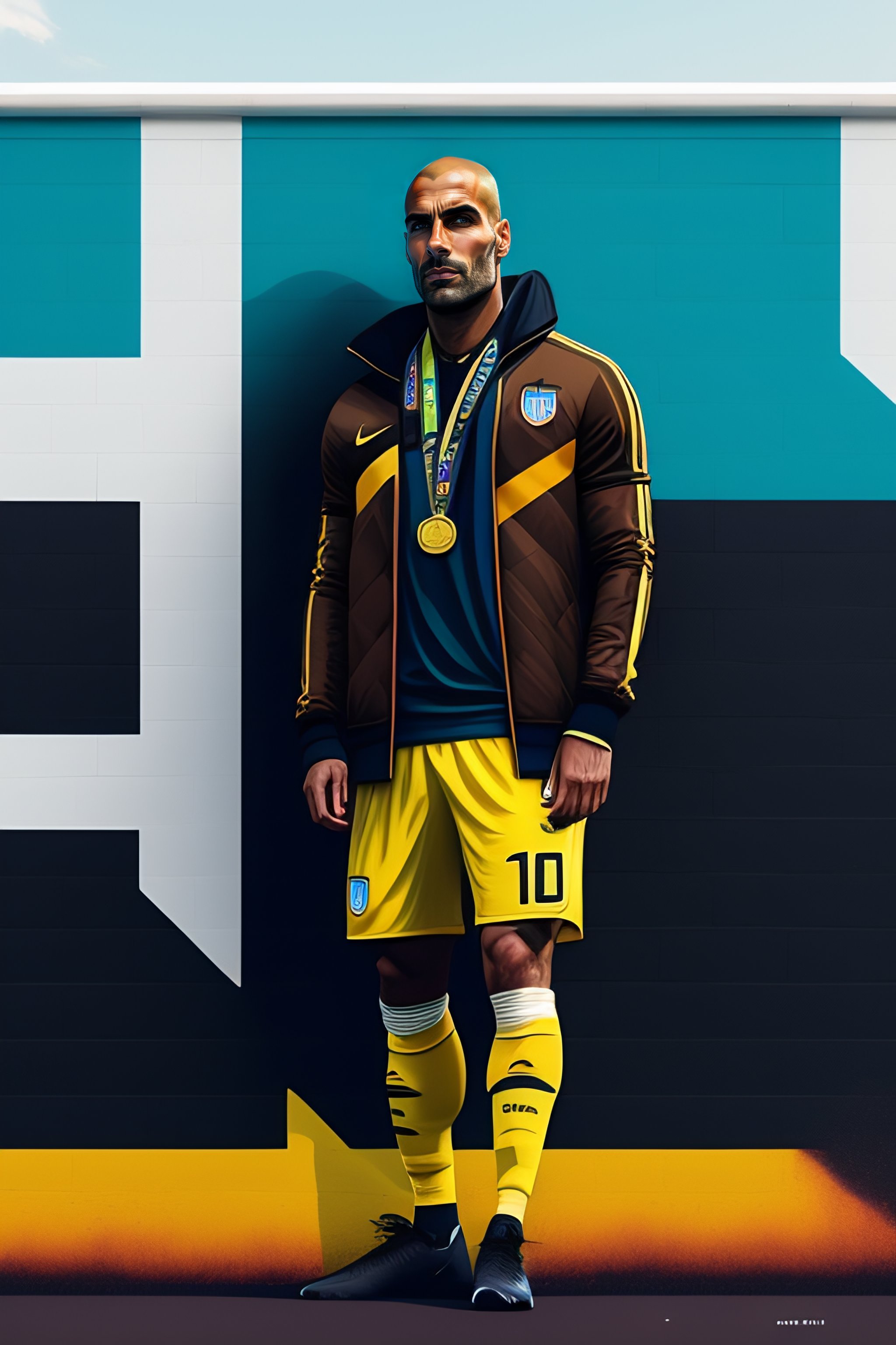 Lexica - Full body highly detailed portrait pep guardiola, footballer ...