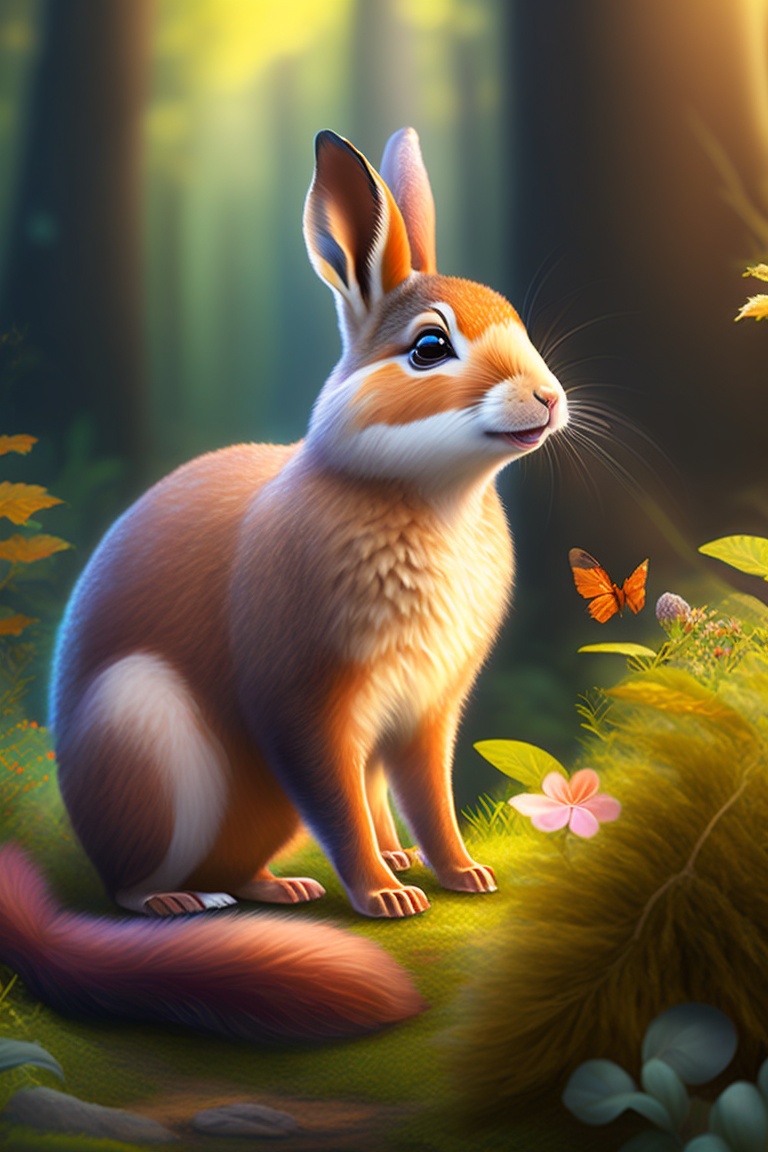 Lexica - In a magical forest, there lived four animal friends: Riley ...