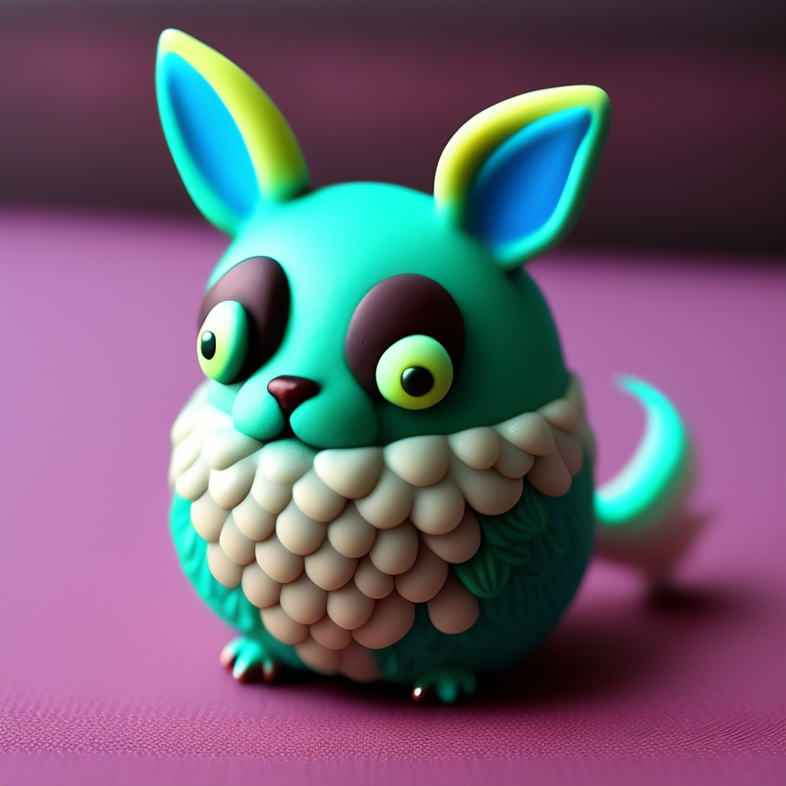 Lexica - Polymer clay fantasy creature cute