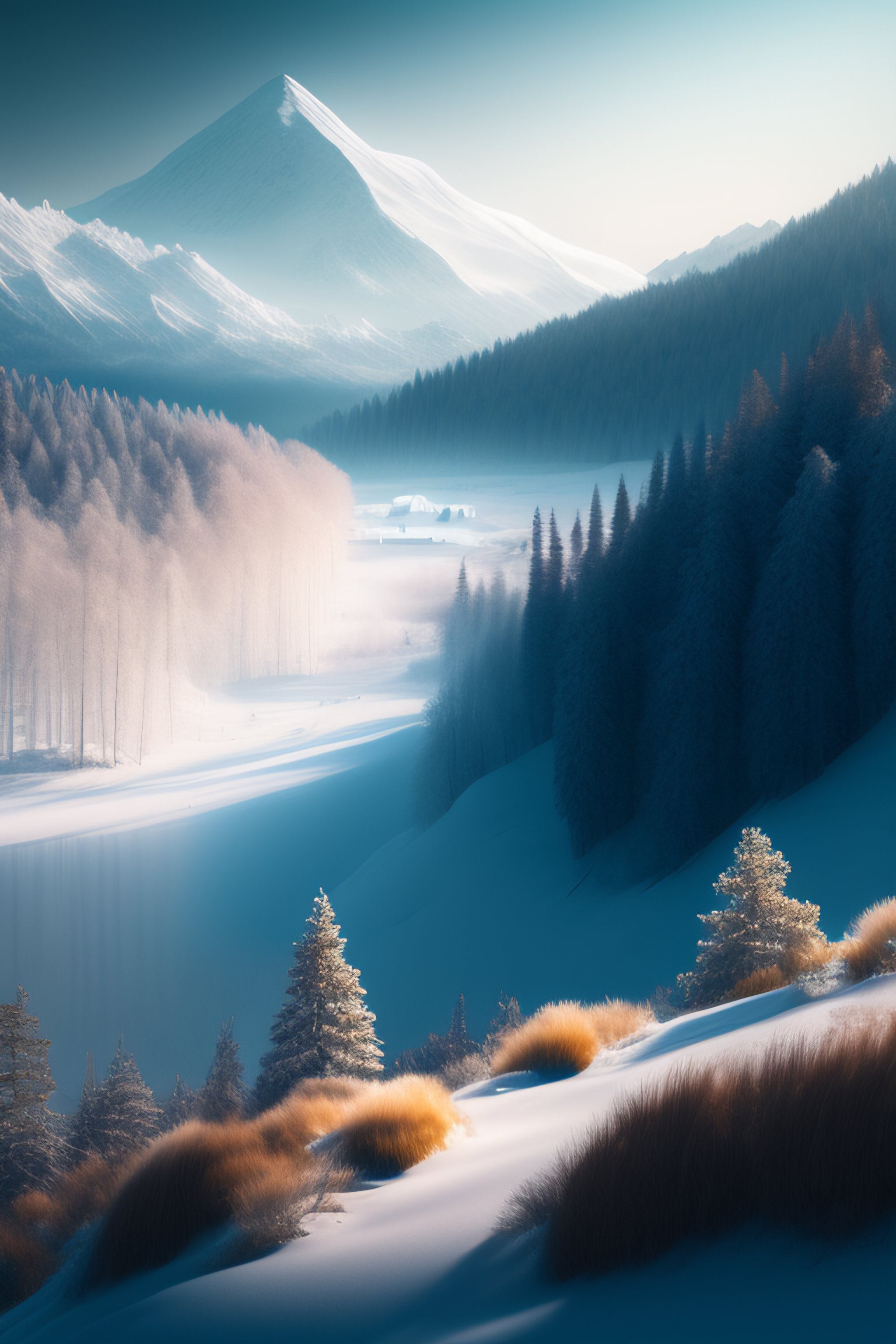 Lexica - Snow landscape