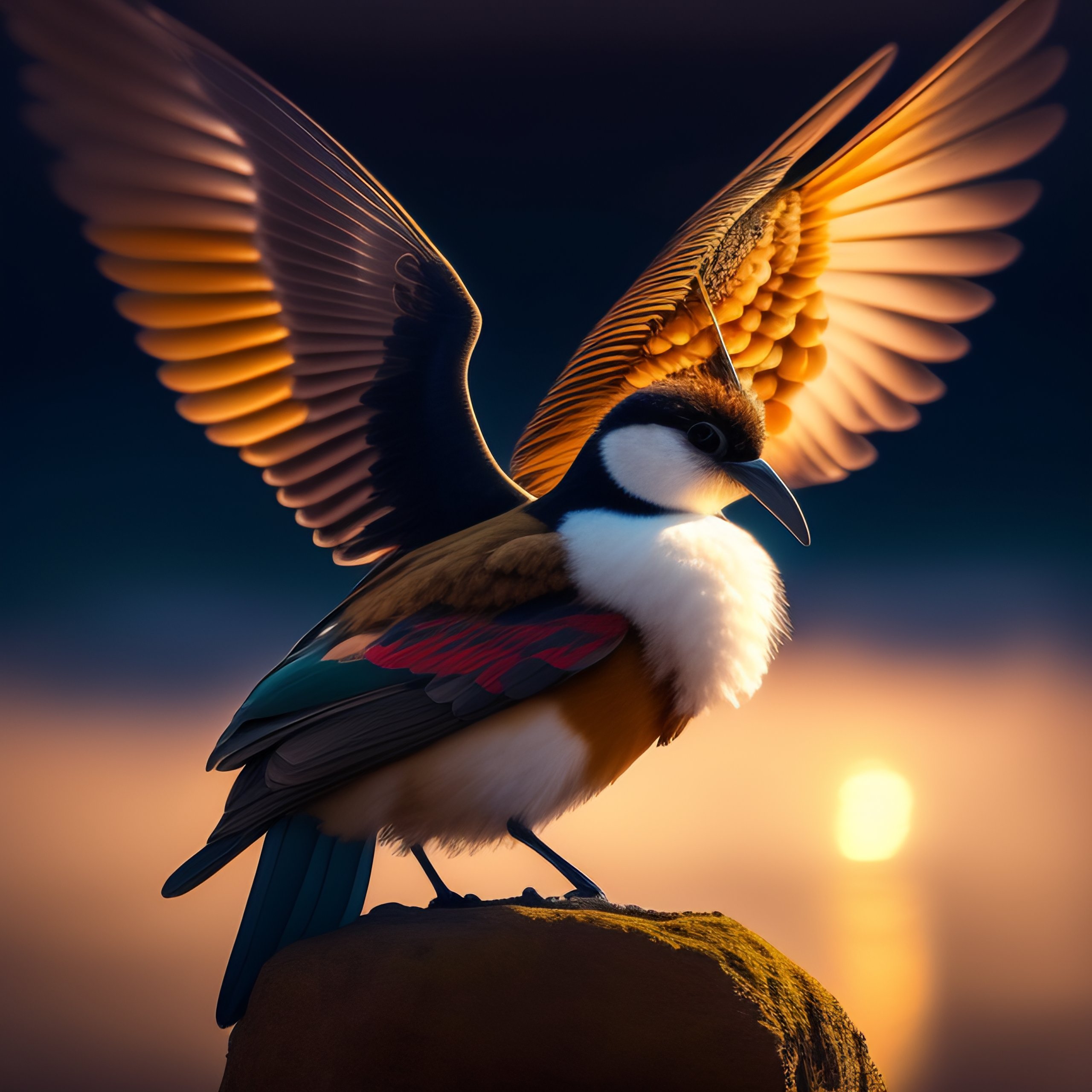 Lexica - "Siempre me ha fascinado la belleza de las alas, así que ...