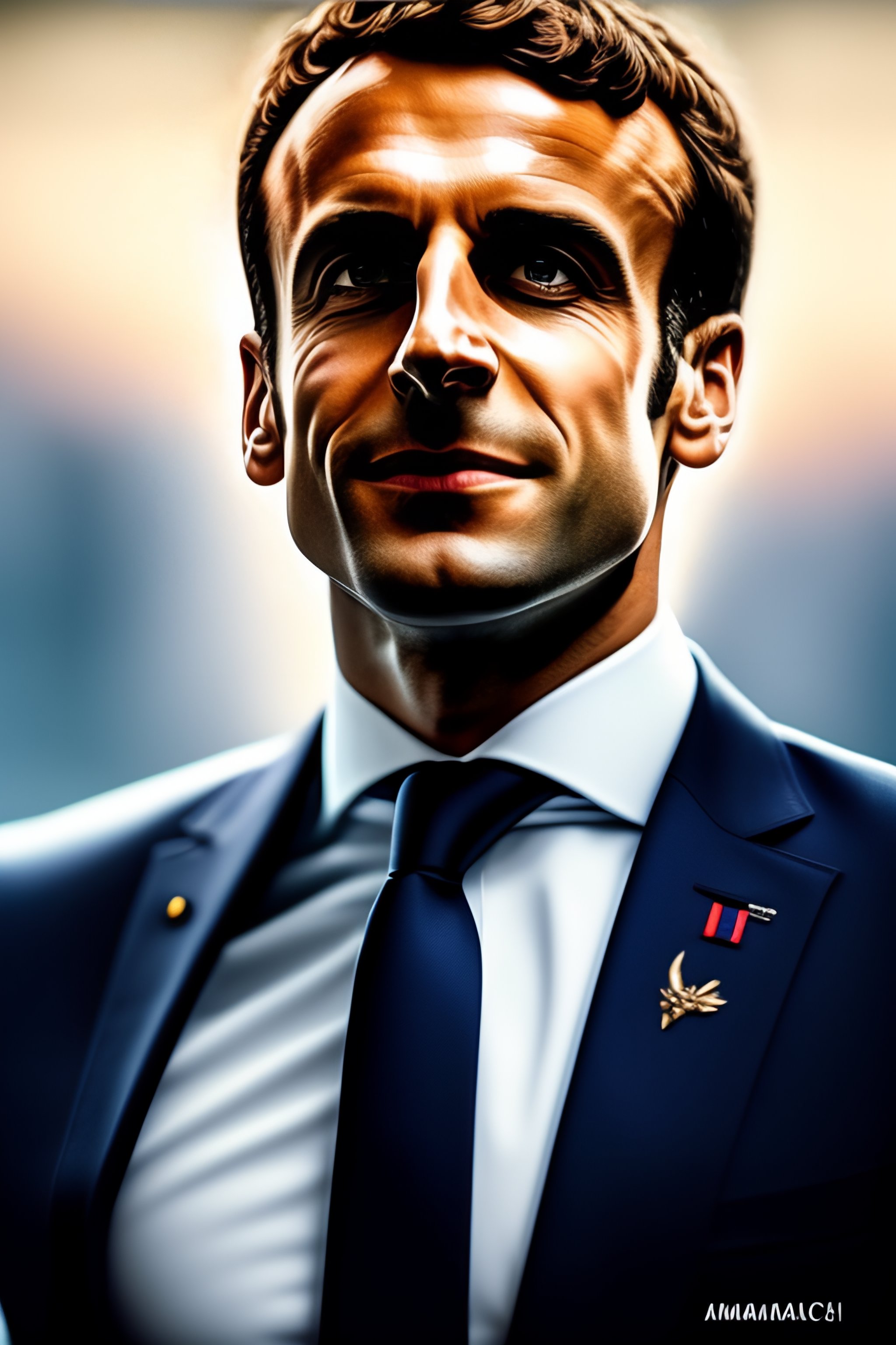 Lexica - A portrait of emmanuel macron