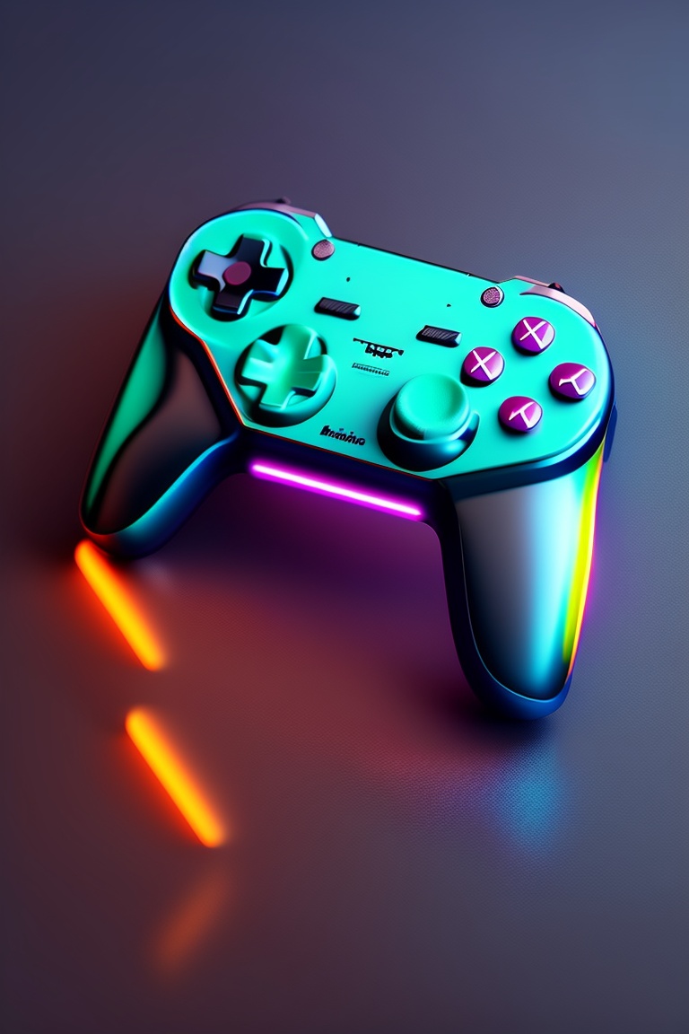 Lexica - . A stylized in bold, futuristic font with a gaming controller ...