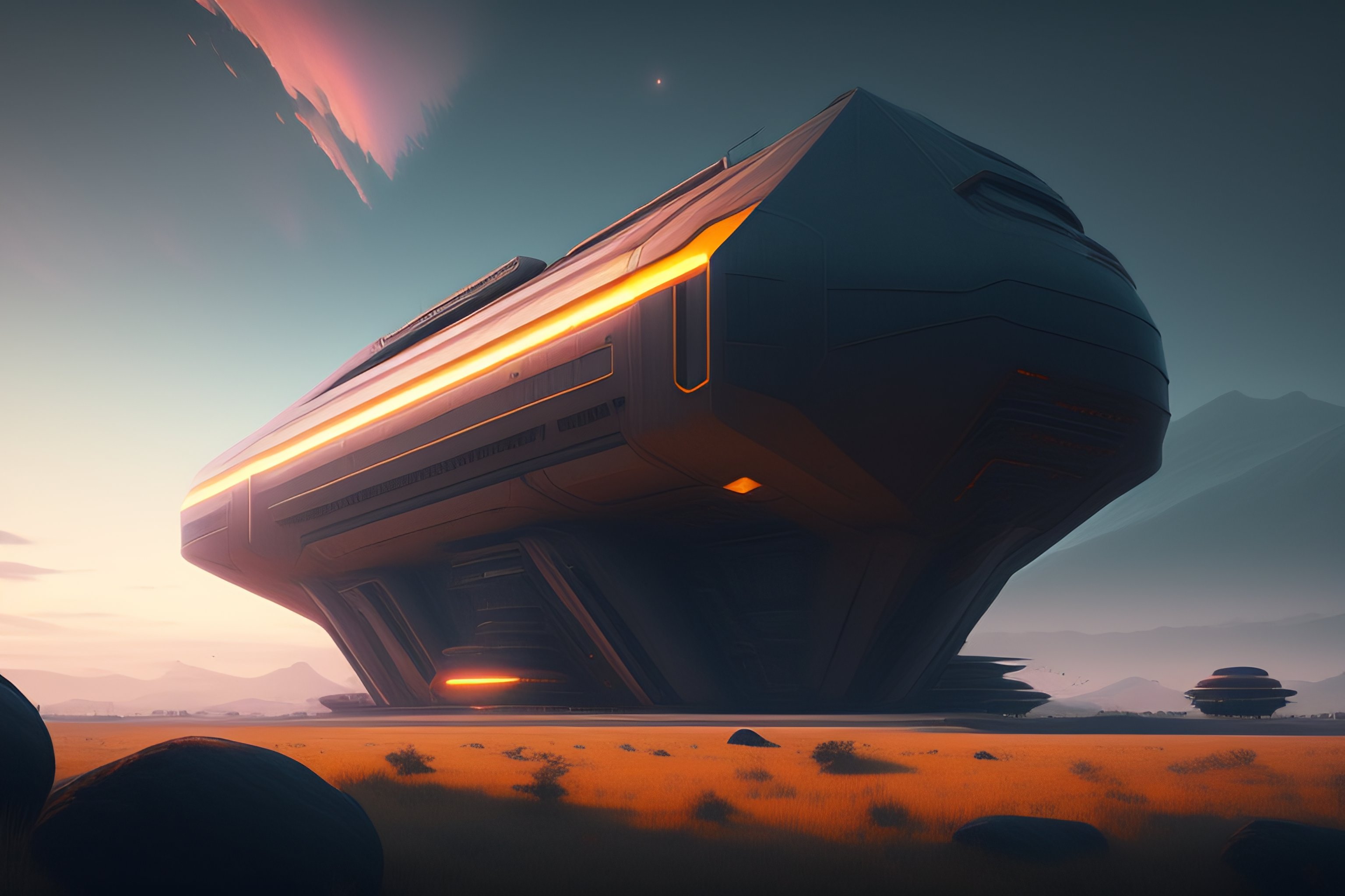 Lexica - Dark futuristic abandoned research outpost, science fiction ...