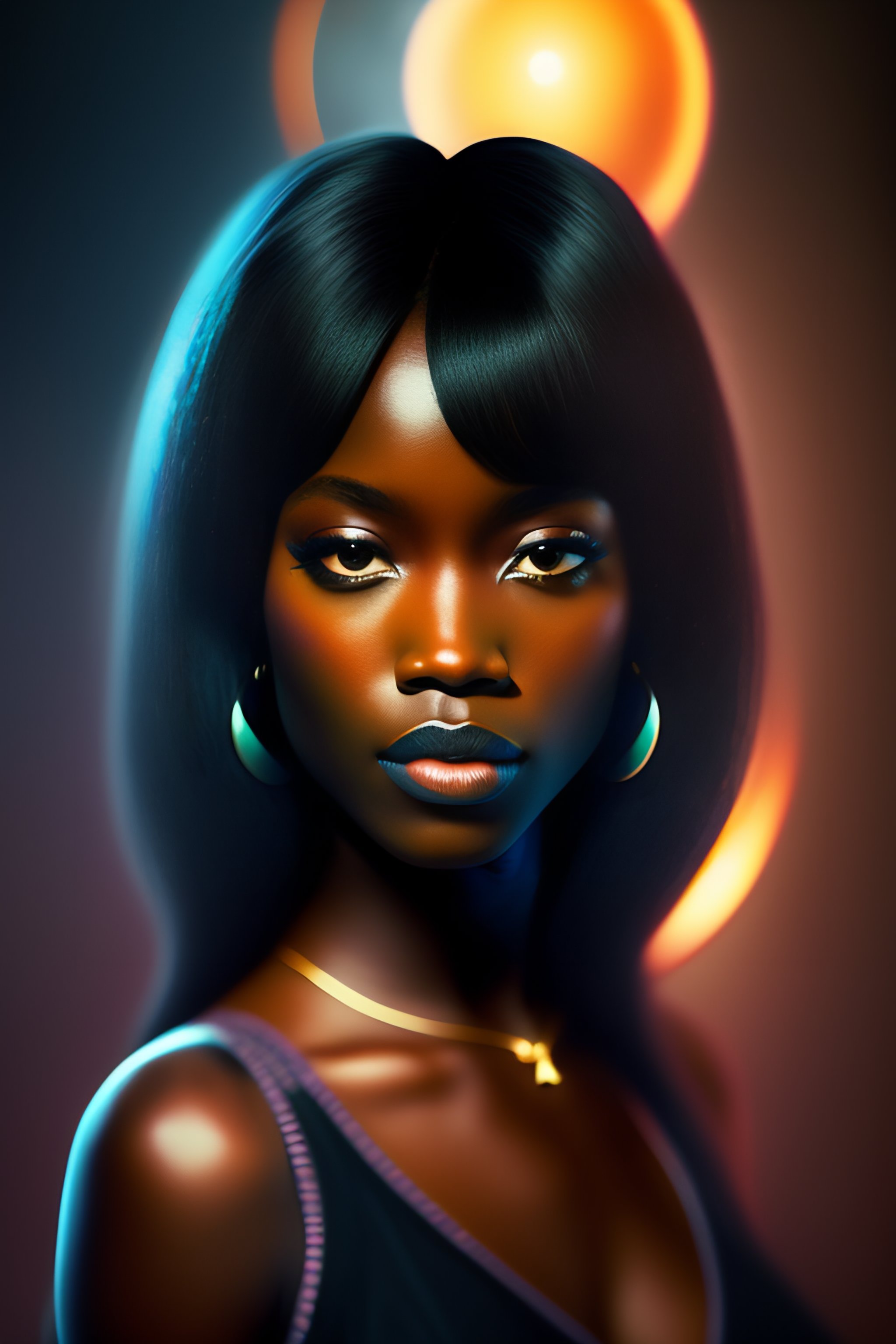 Lexica - Dark girl mistic