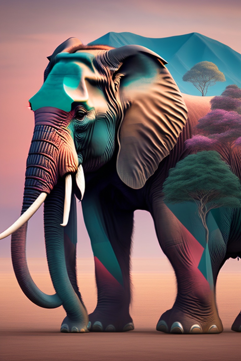 Lexica - Half human and half elephant body