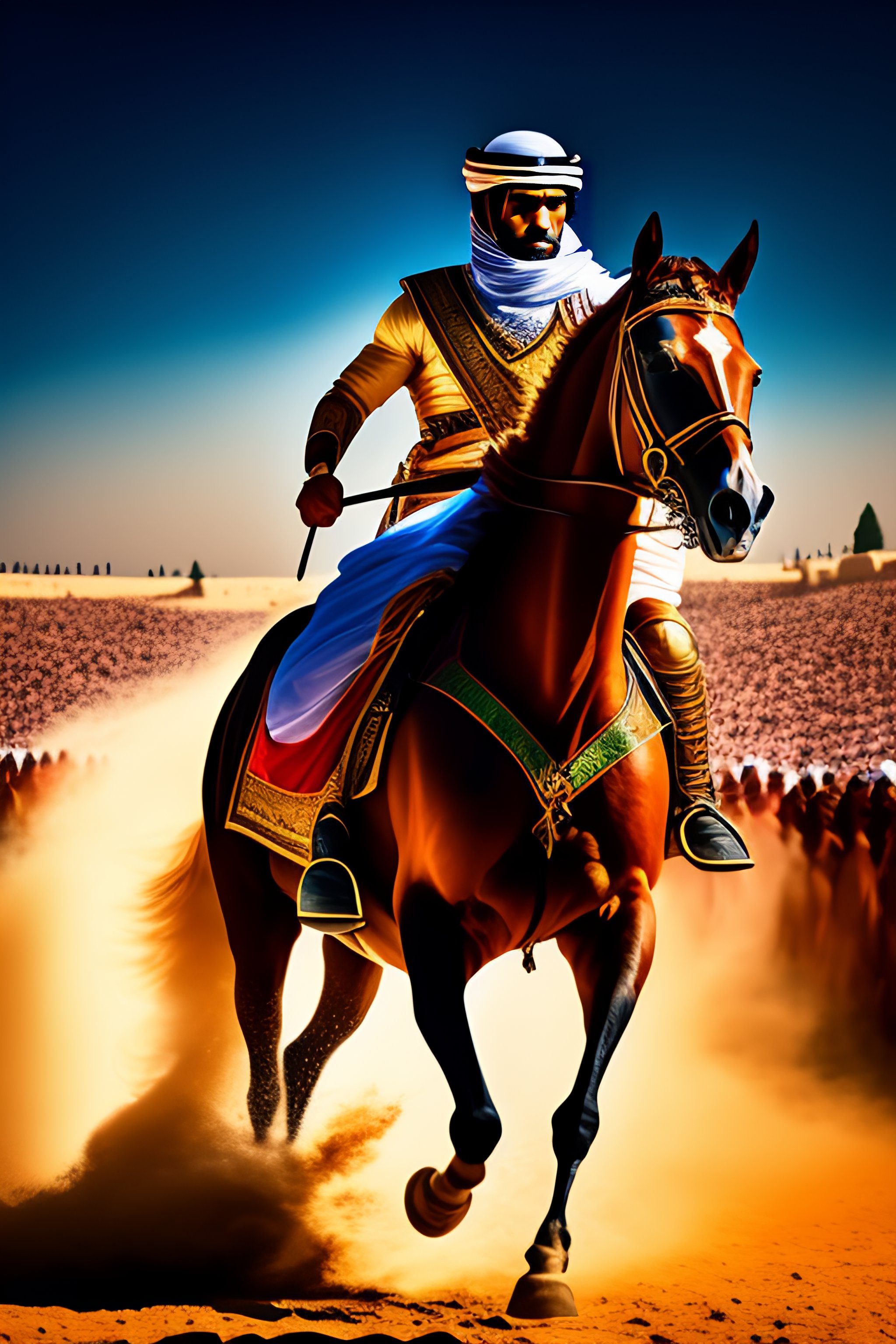 Lexica - Palestinian warrior,arabic warrior,1000,epic, 50mm lense,life ...