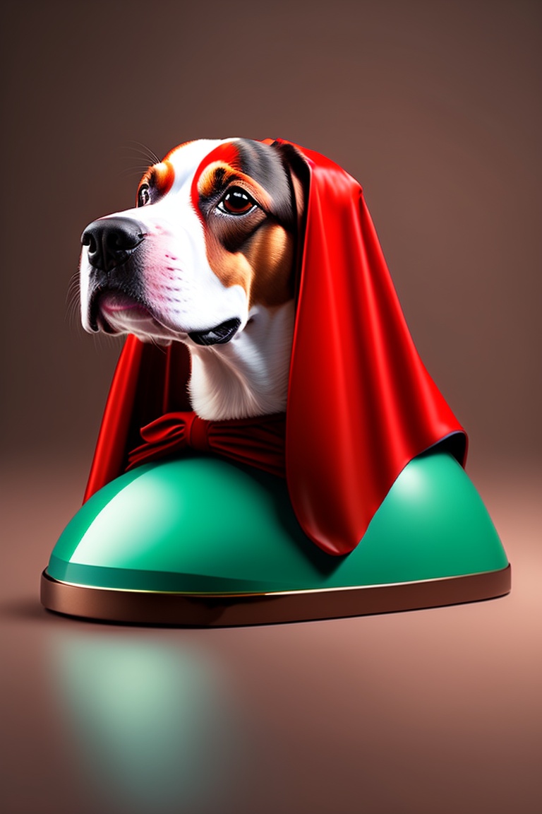 Lexica - Hyper realistic 8k superhero beagle, cinamatic, red cape, mask