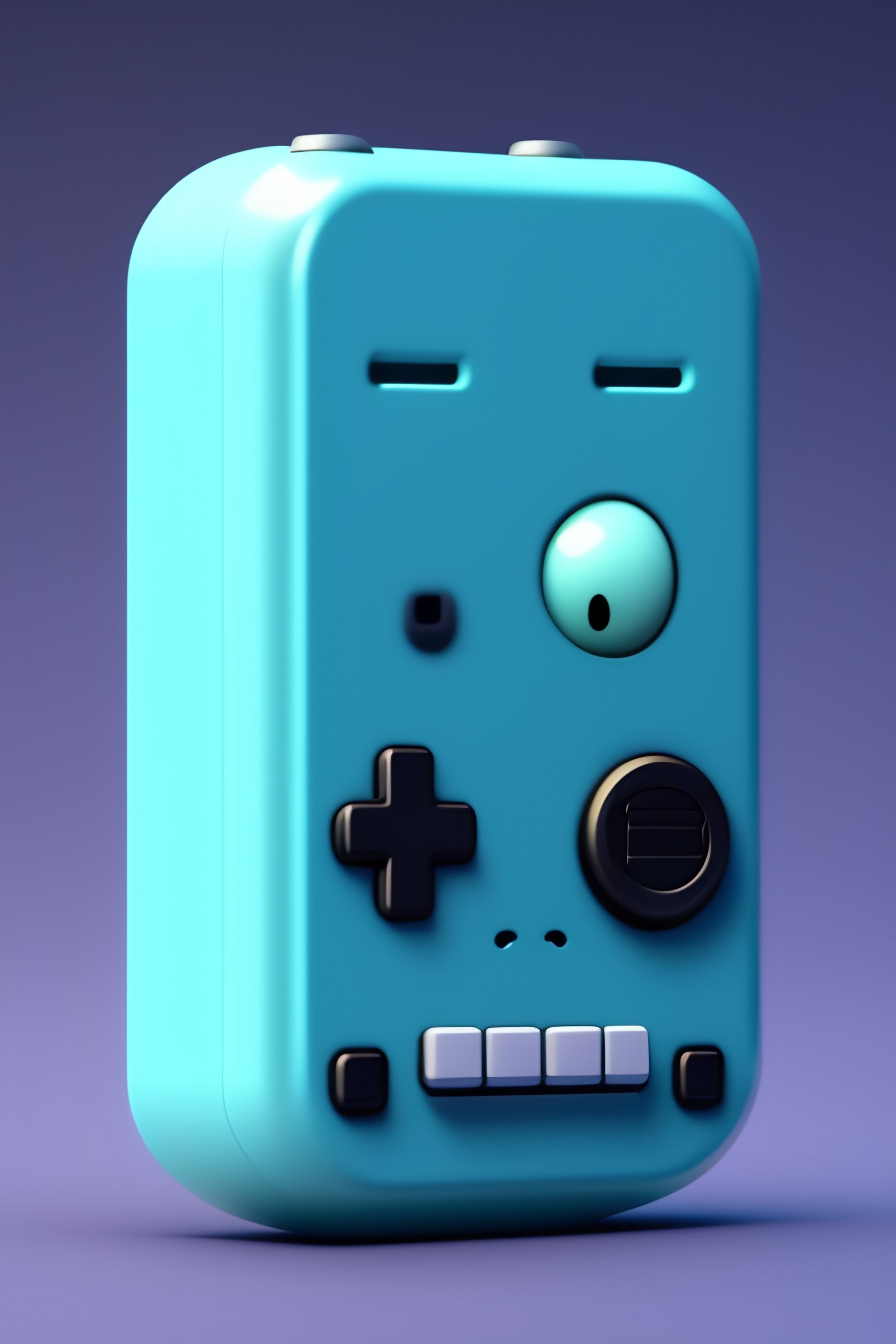 Lexica - A cute anthropomorphic gameboy smiling, BMO adventure time ...