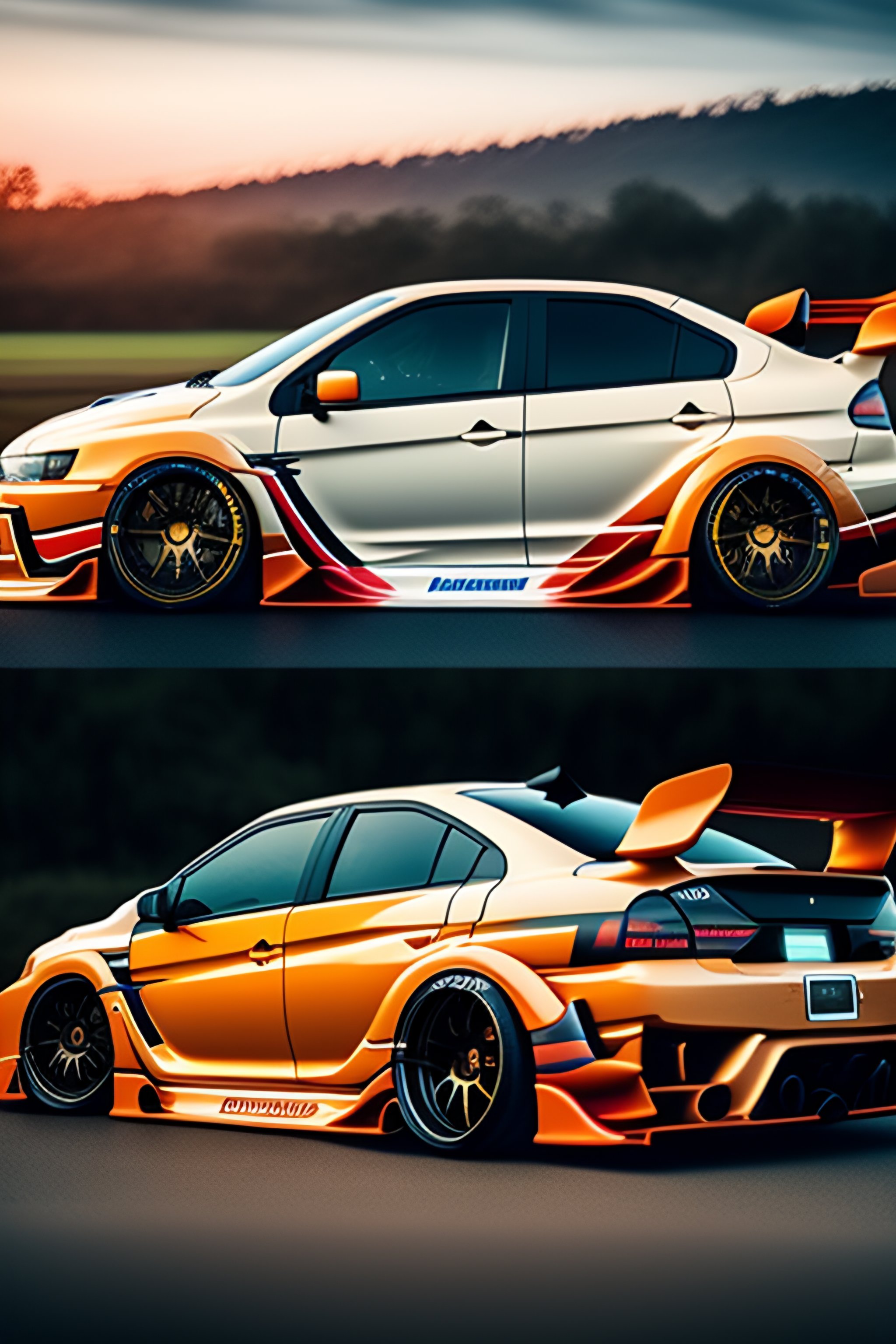 Modified Mitsubishi Evo